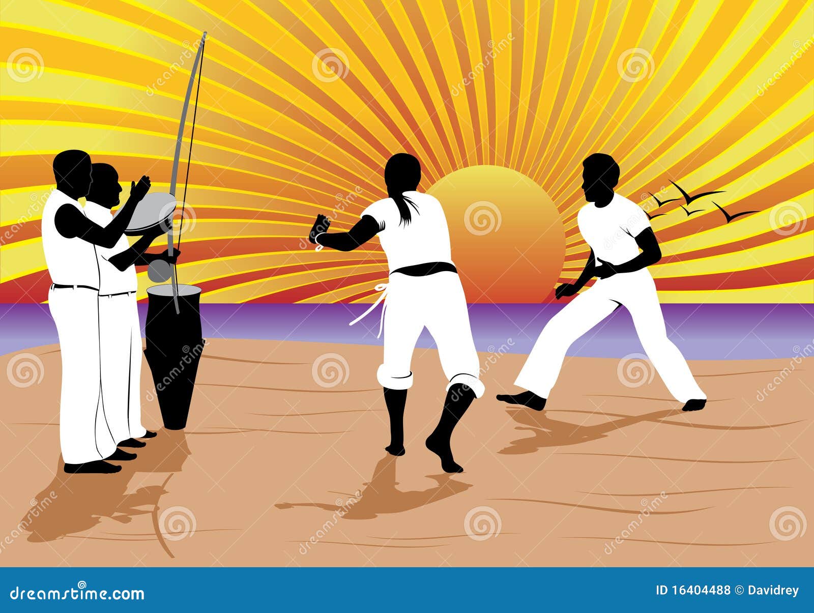 Capoeira Set Cartoon Vector | CartoonDealer.com #50171807