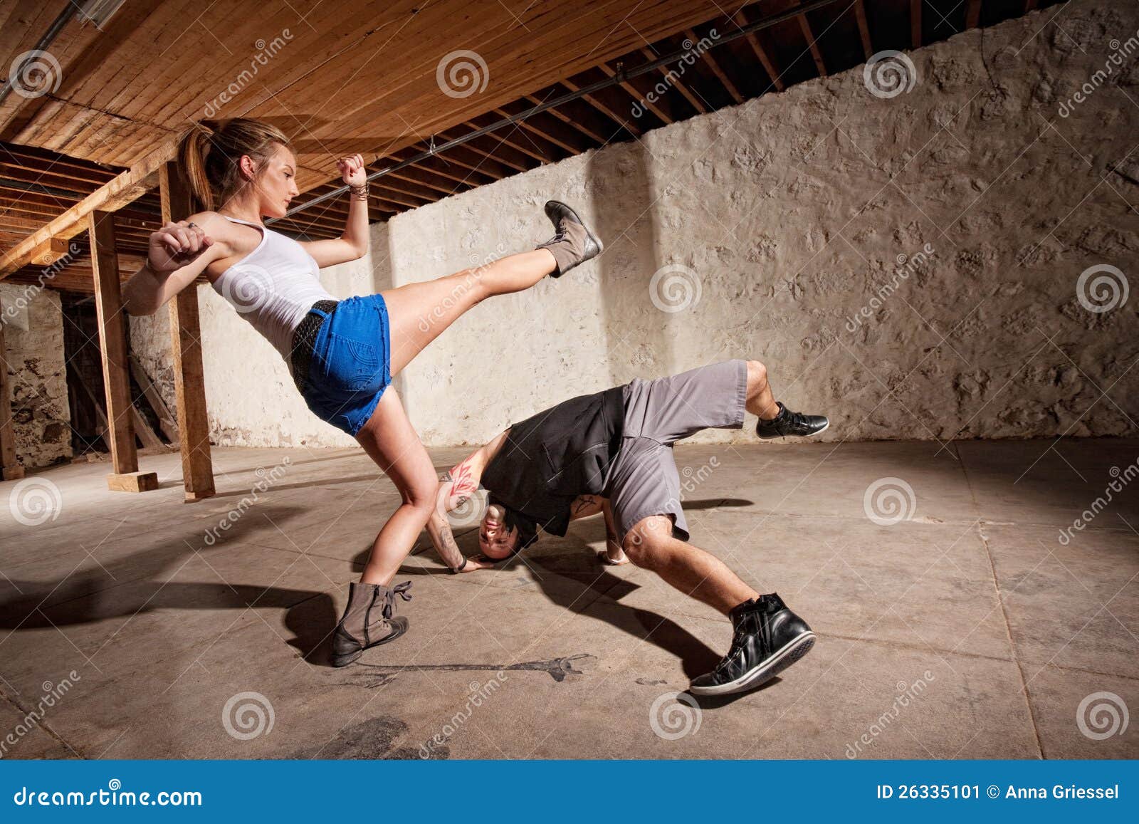 Capoeria Experts Kicking and Dodging Stock Image - Image of athletic ...