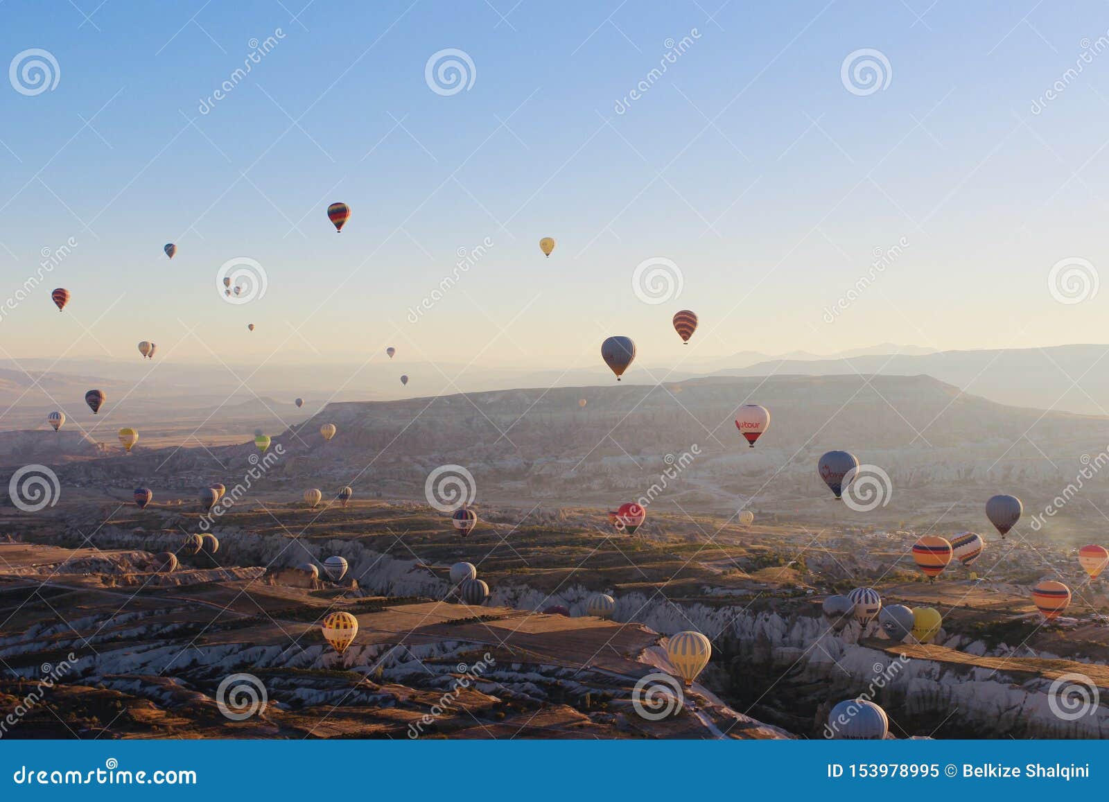 Cappadocia Balloons From Balloon Royalty-Free Stock Photography ...