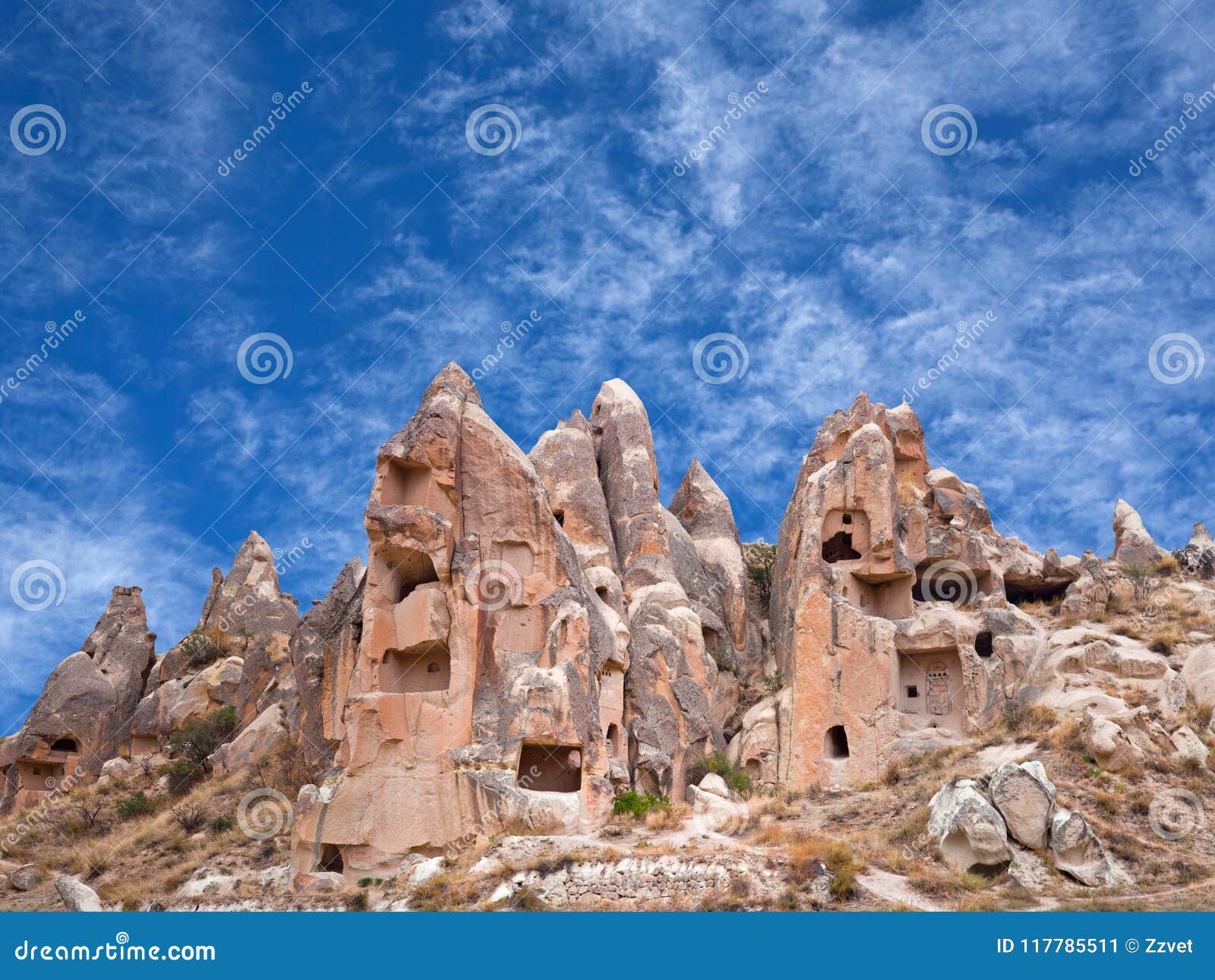 Cappadocia, Central Anatolia, Turkey Stock Image - Image of church ...
