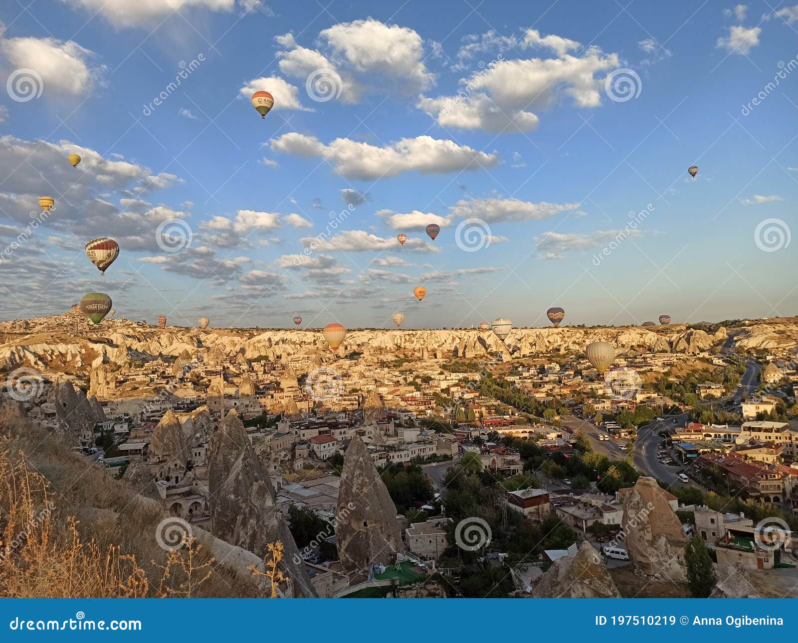 Cappadocia City Balloon Turkey Editorial Stock Image - Image of turkey ...