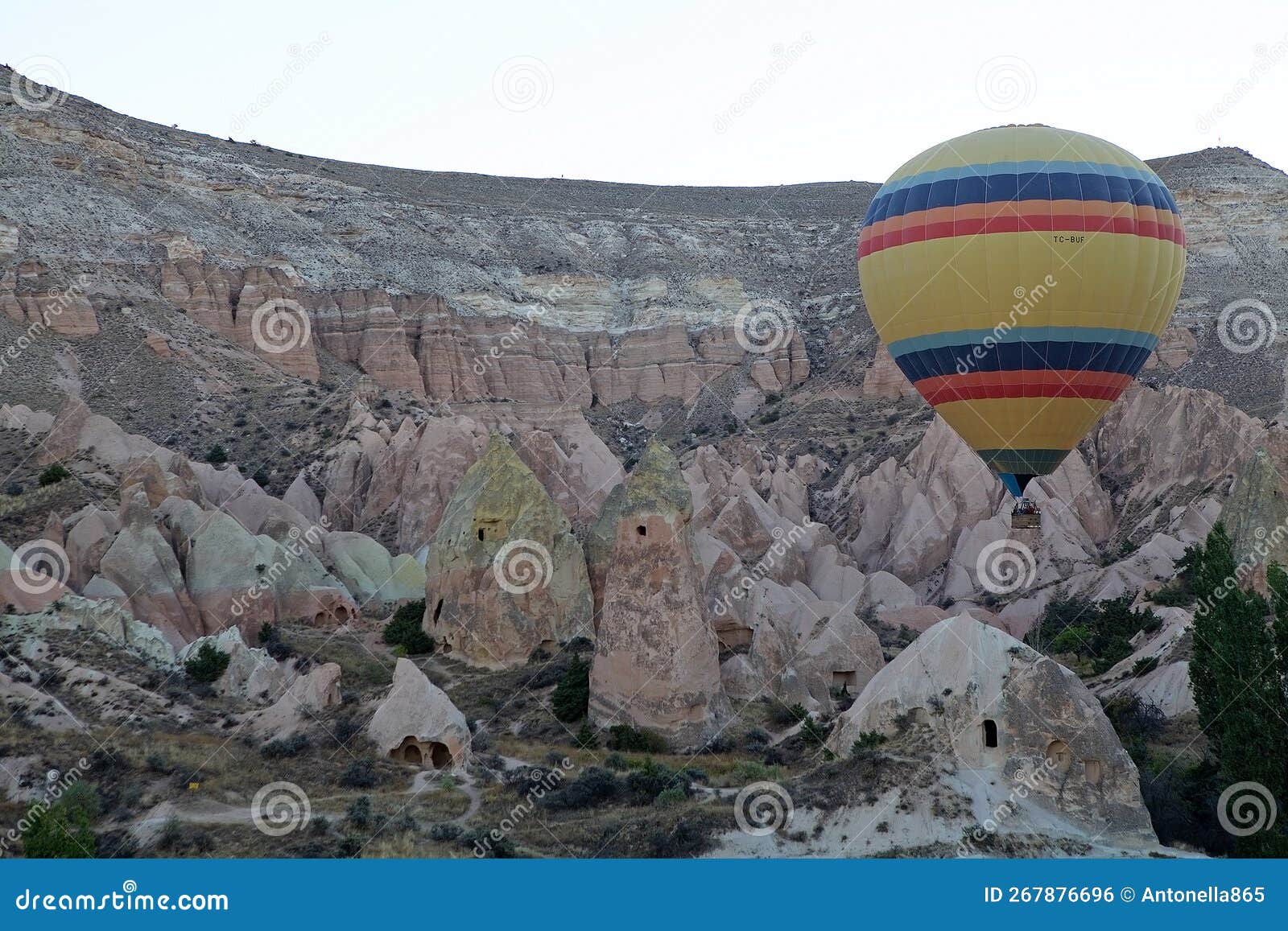 Cappadocia Hot Air Baloon Trip, Turkey Stock Photo - Image of outdoors ...