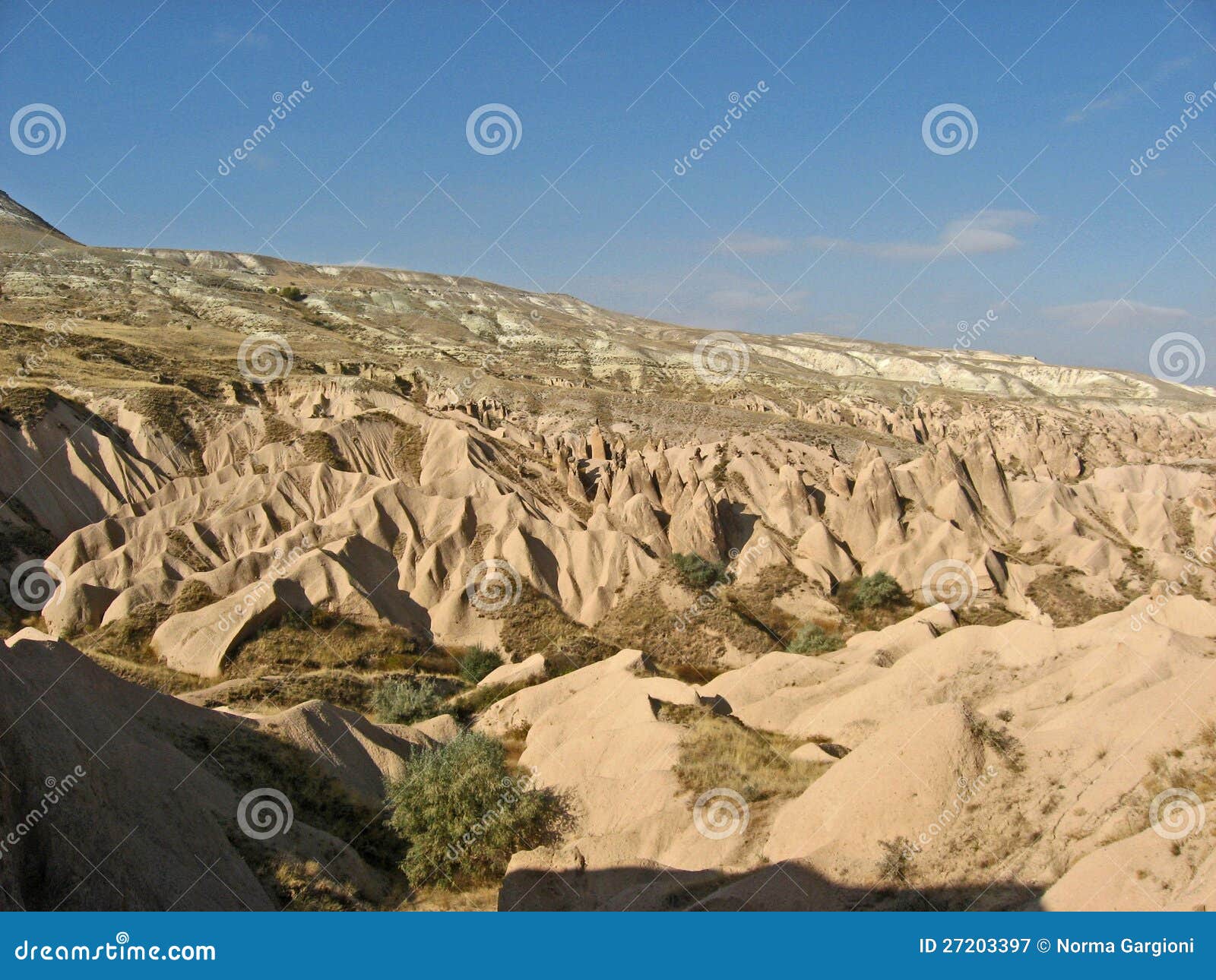 Cappadocia landscape stock image. Image of stone, nature - 27203397