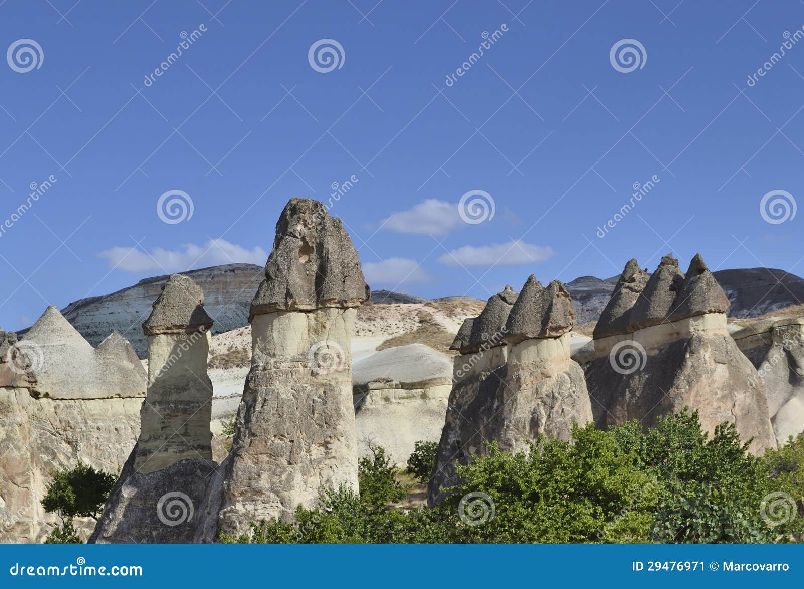 Cappadocia landscape stock image. Image of geology, erosion - 29476971