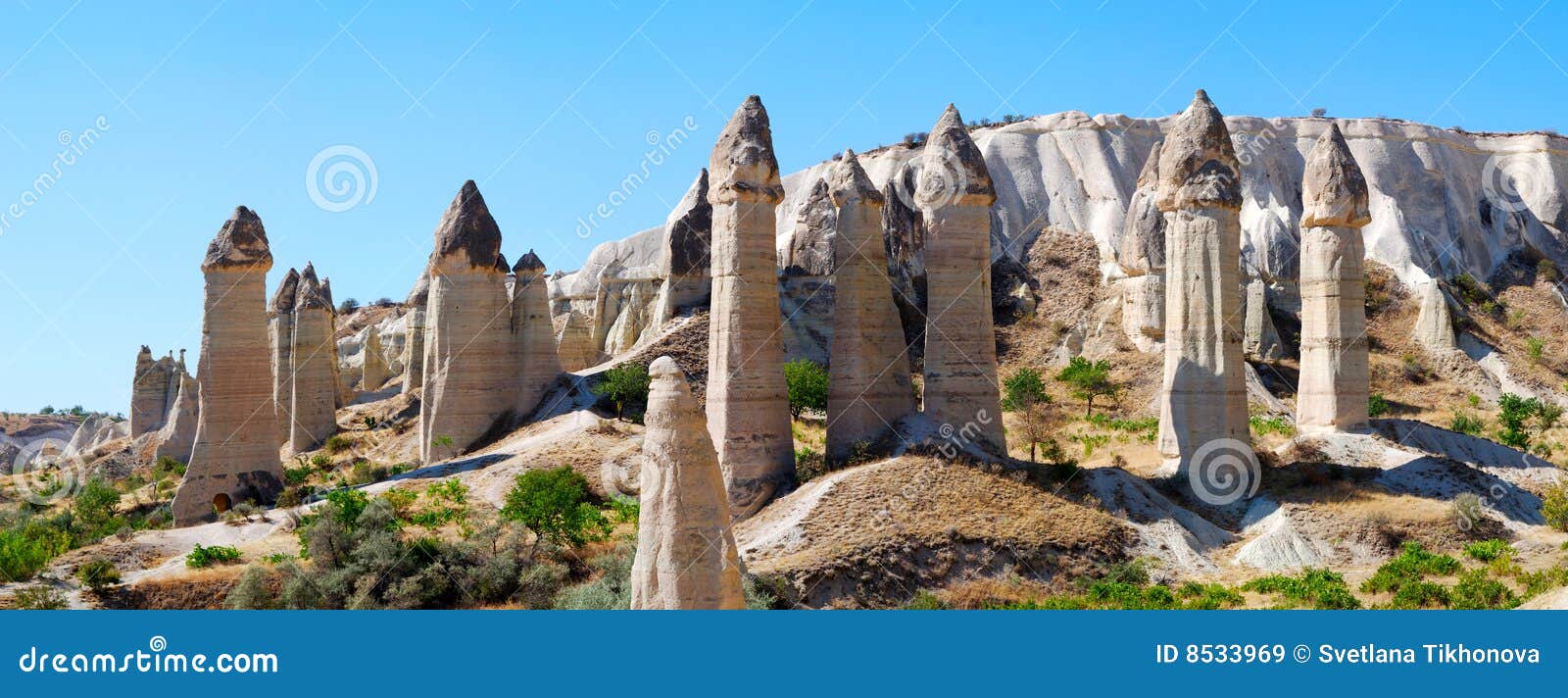 Cappadocia landscape stock image. Image of panorama, landscape - 8533969