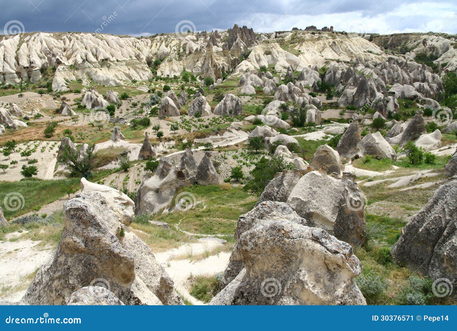 Cappadocia landscape stock image. Image of aksaray, hill - 30376571