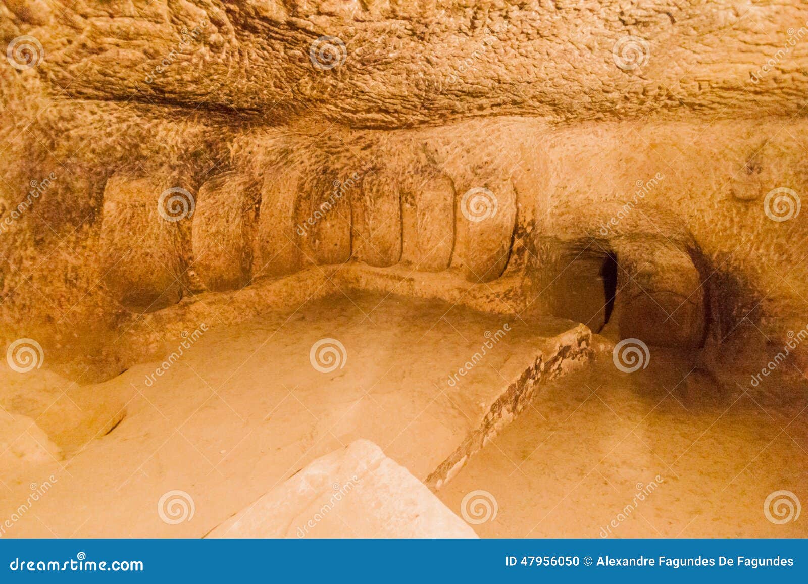Cappadocia Turkey Underground City Stock Photo - Image of walls ...