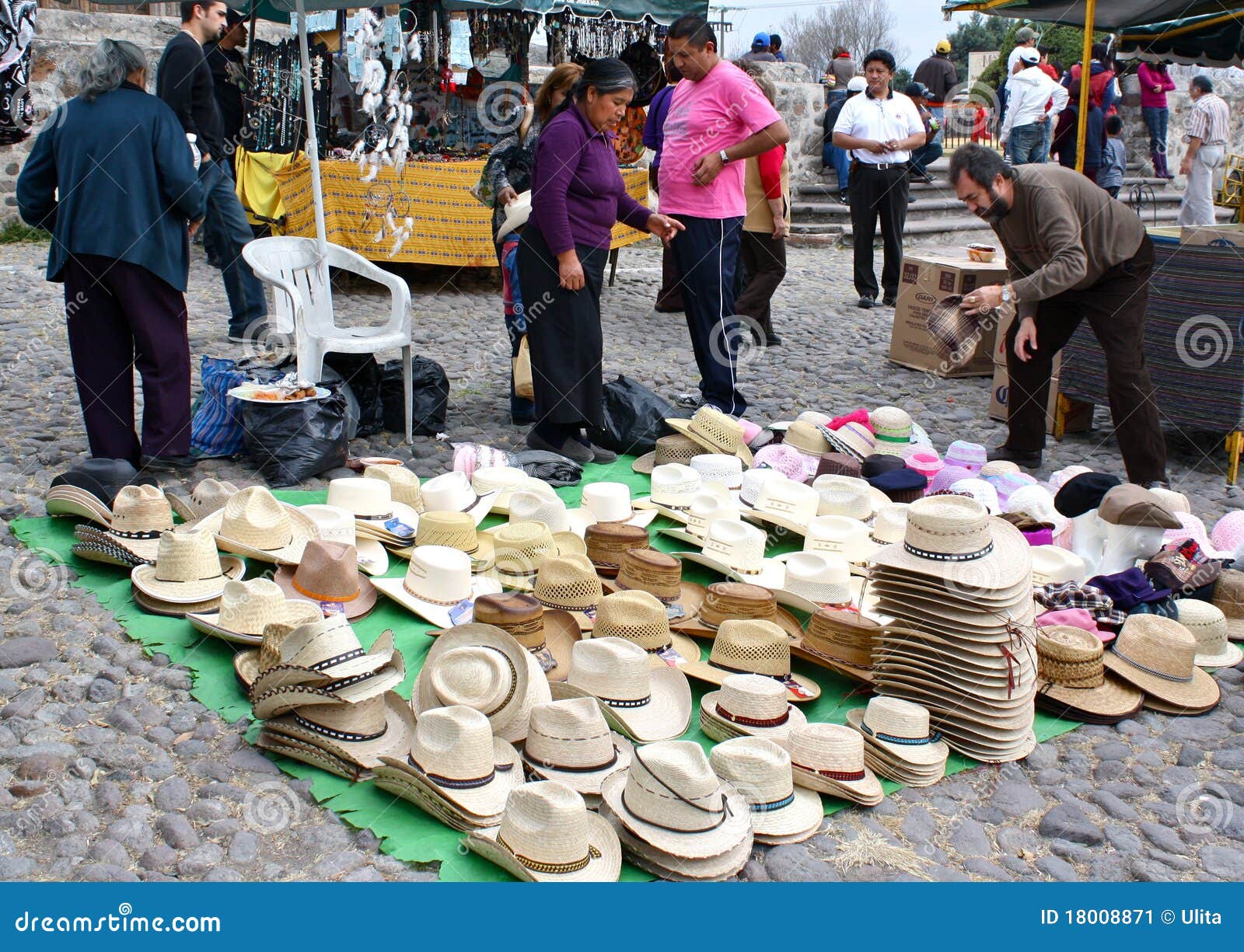 Cappelli Messicani Al Servizio Dell'aria Aperta Fotografia Editoriale ...
