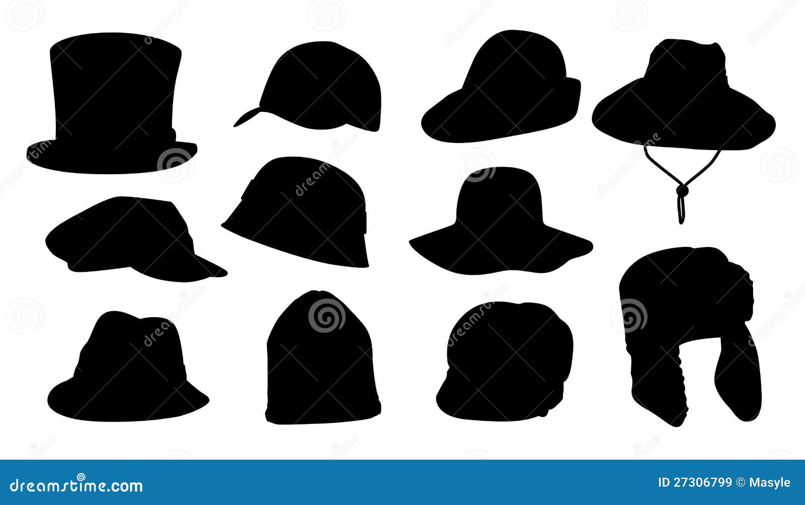 Cappello illustrazione vettoriale. Illustrazione di signora - 27306799