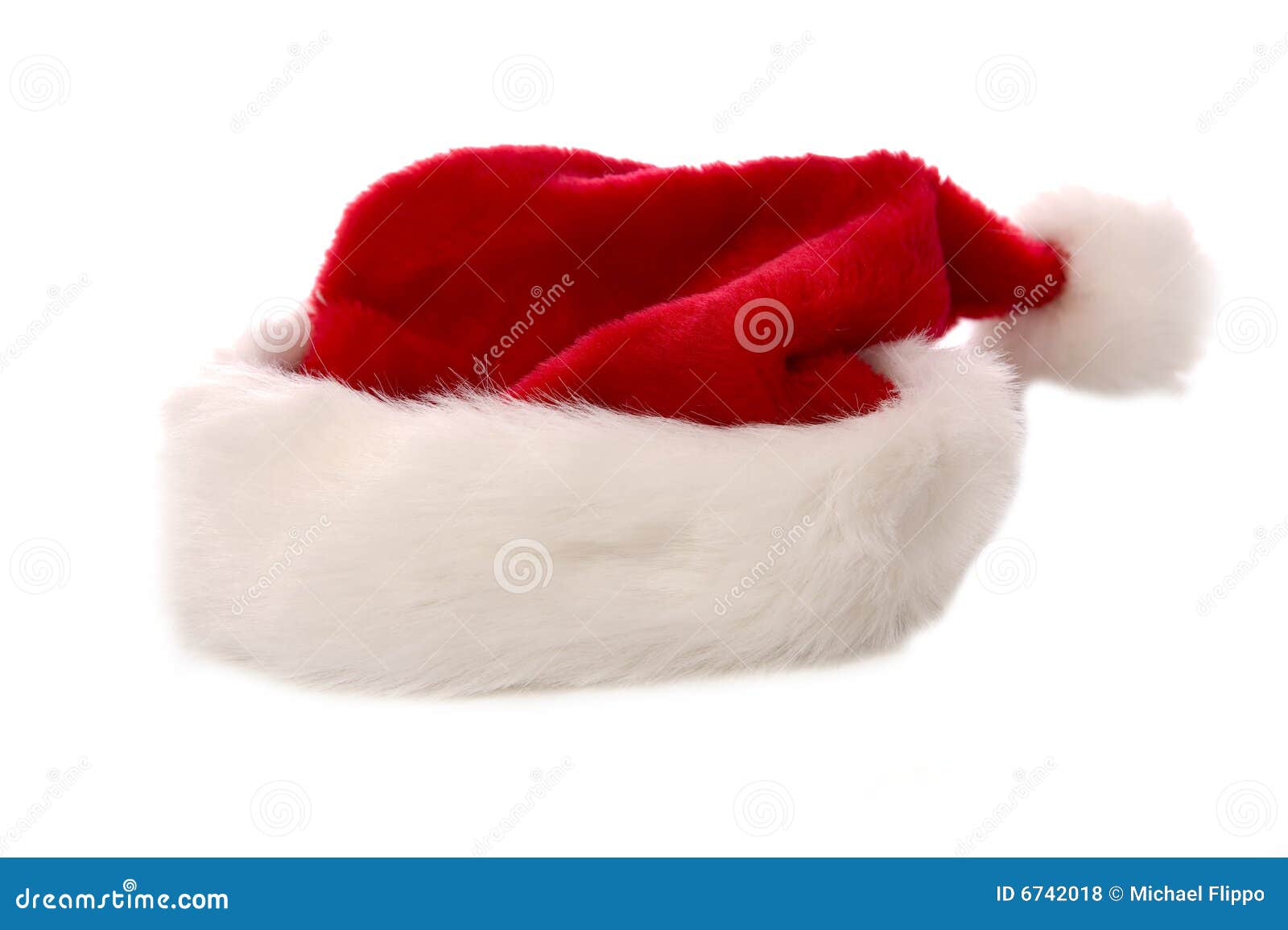 Cappello del Babbo Natale fotografia stock. Immagine di rosso - 6742018