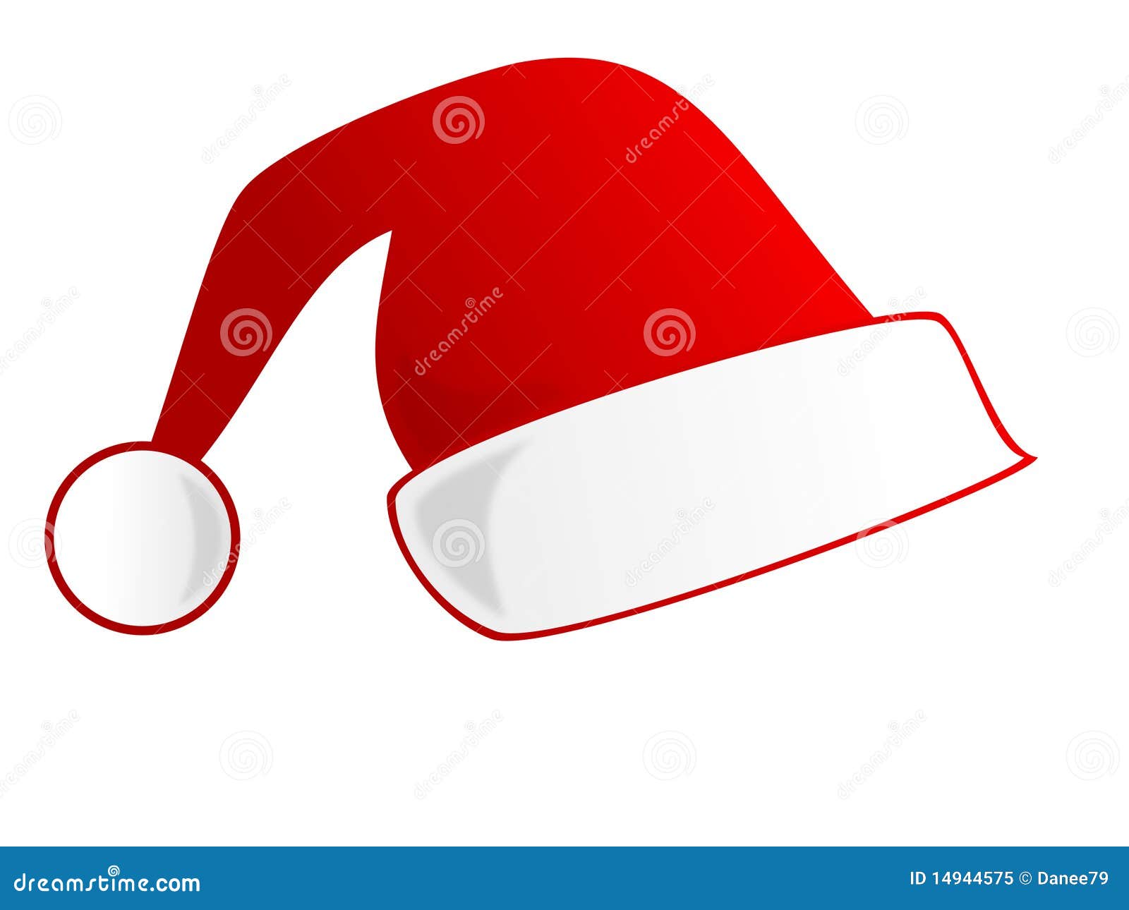 Cappello di natale illustrazione di stock. Illustrazione di rosso ...