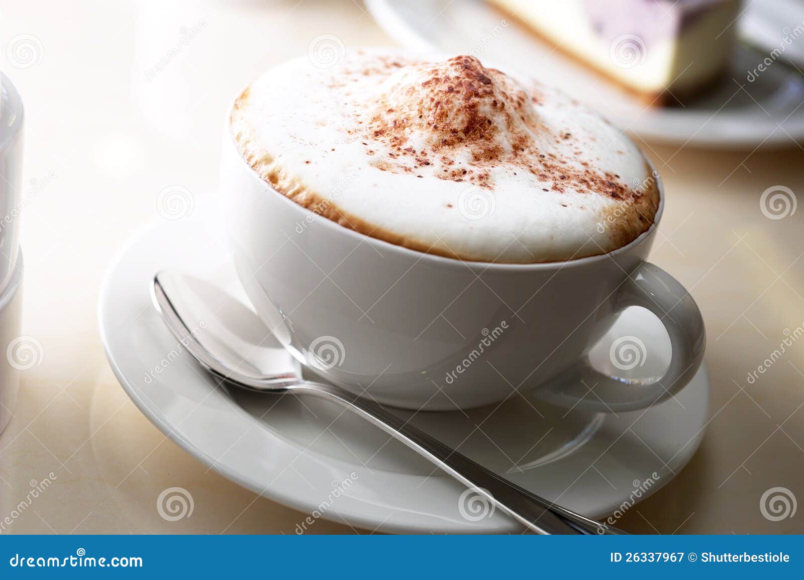 Cappuccino stock image. Image of foam, caffe, capuccino - 26337967