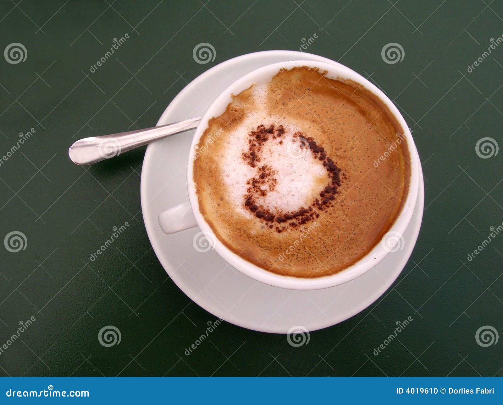 Cappuccino photo stock. Image du délicieux, initial, italie - 4019610