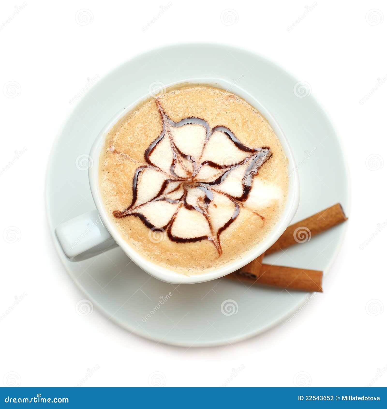Cappuccino coffee stock photo. Image of cinnamon, cafe - 22543652