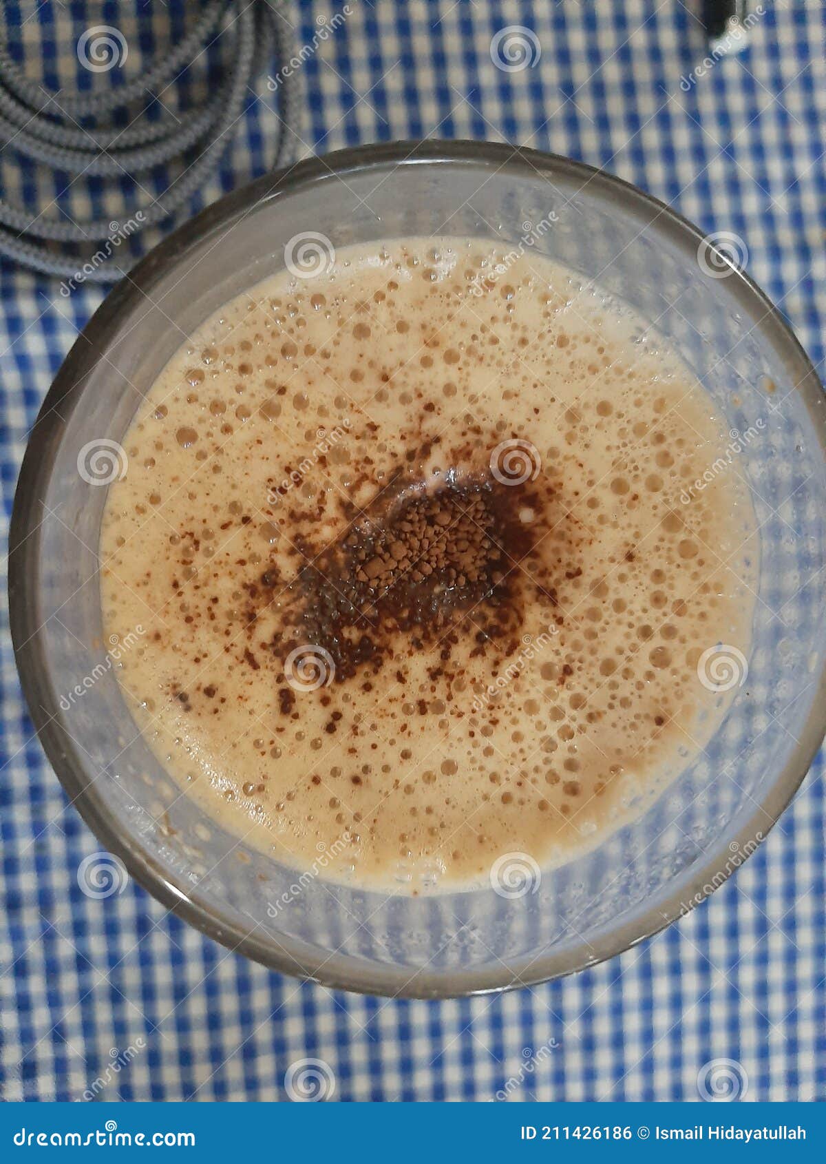 Cappuccino Coffee with Additional Toppings on it Stock Photo - Image of ...