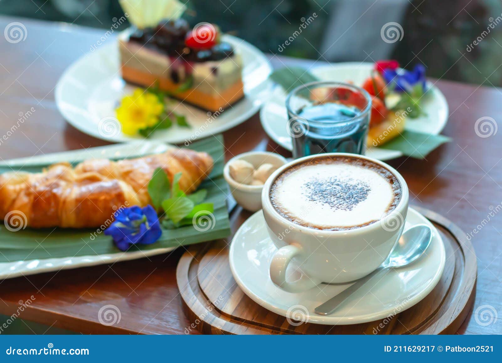Cappuccino Coffee Cup Shop Cafe. Stock Image - Image of restaurant ...