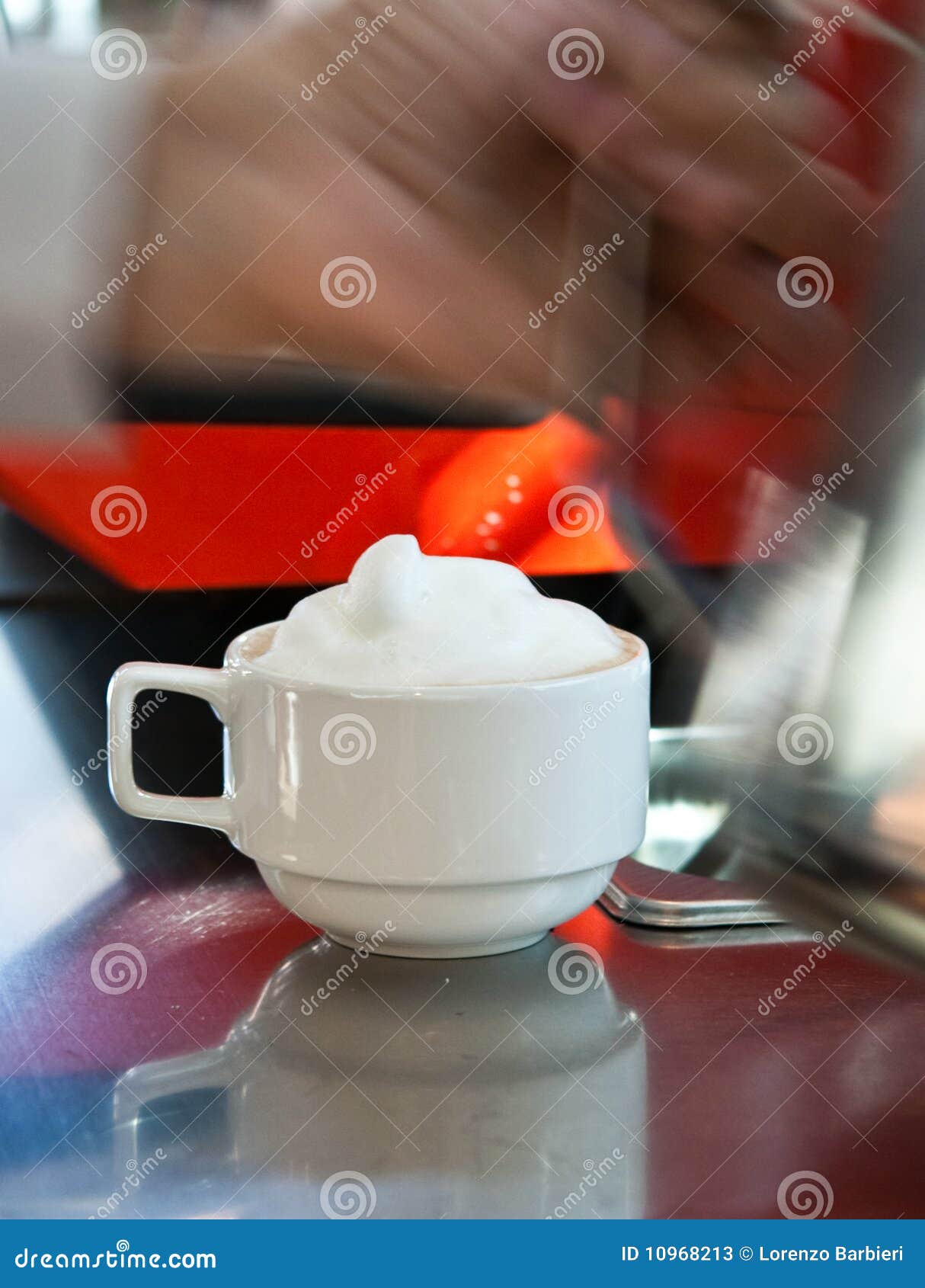 Cappuccino foam stock image. Image of pastry, cappuccino - 10968213