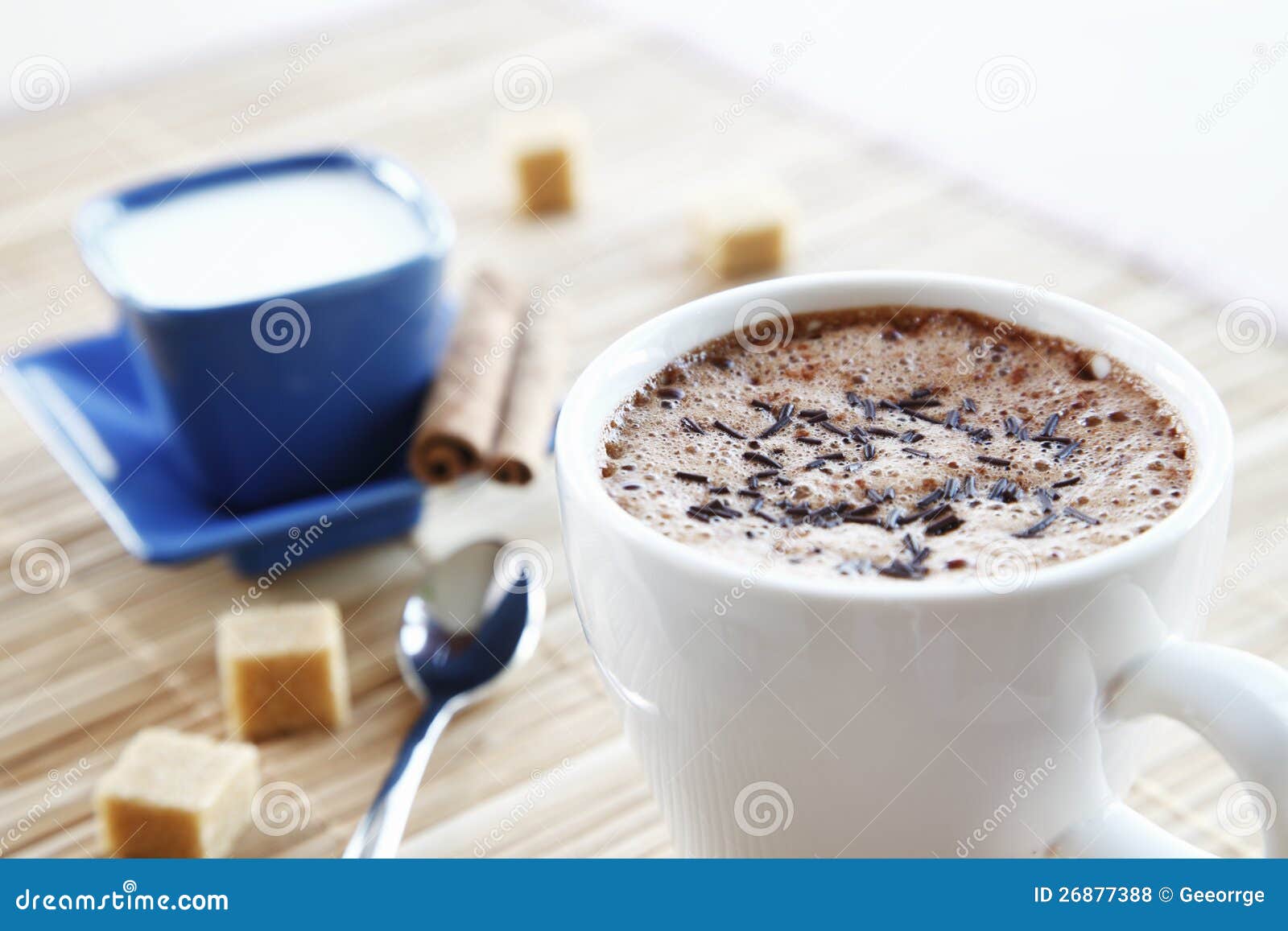 Cappuccino with Foam for Good Morning Stock Photo - Image of italian ...