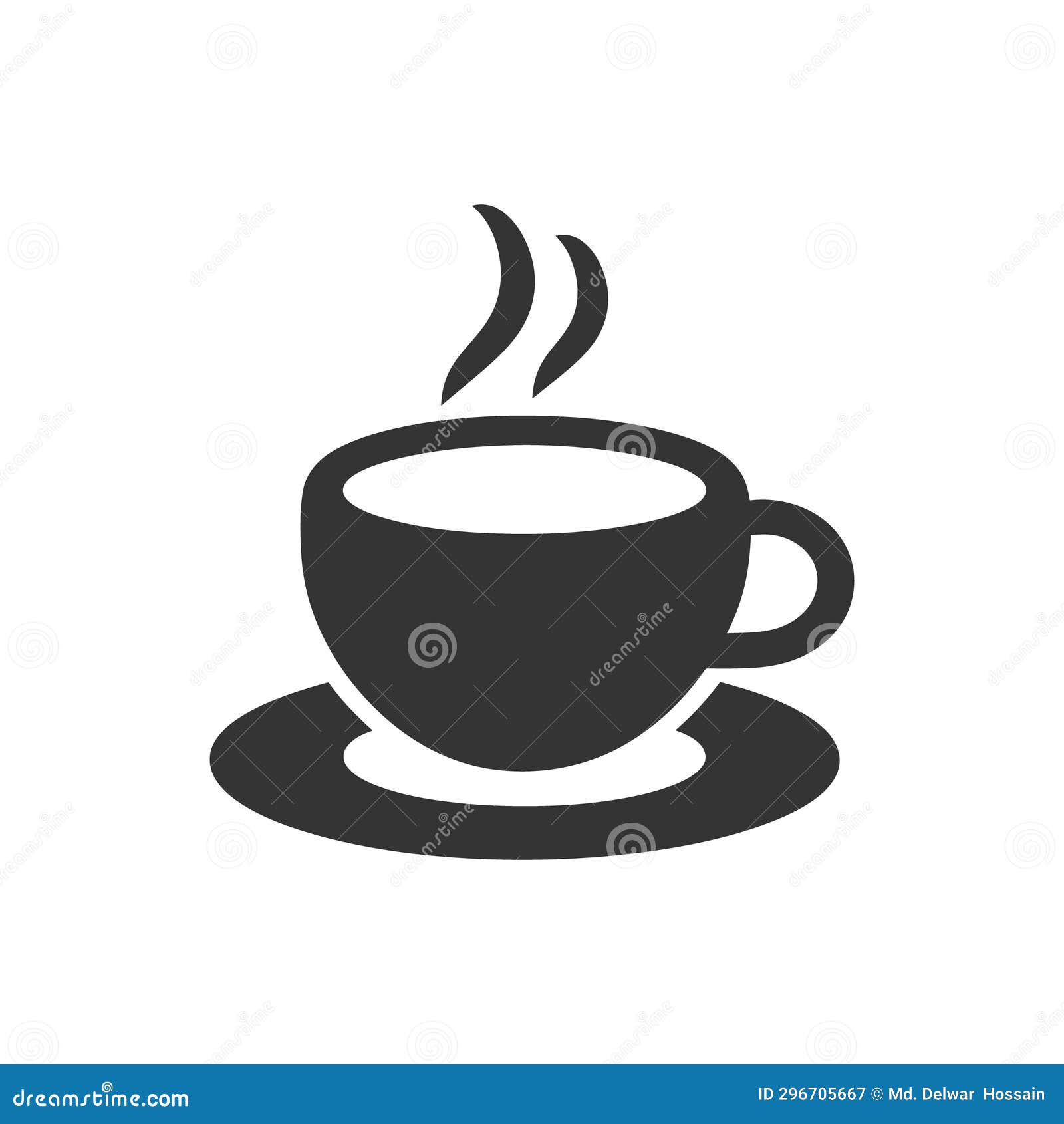 Cappuccino Icon stock vector. Illustration of sign, beverage - 296705667