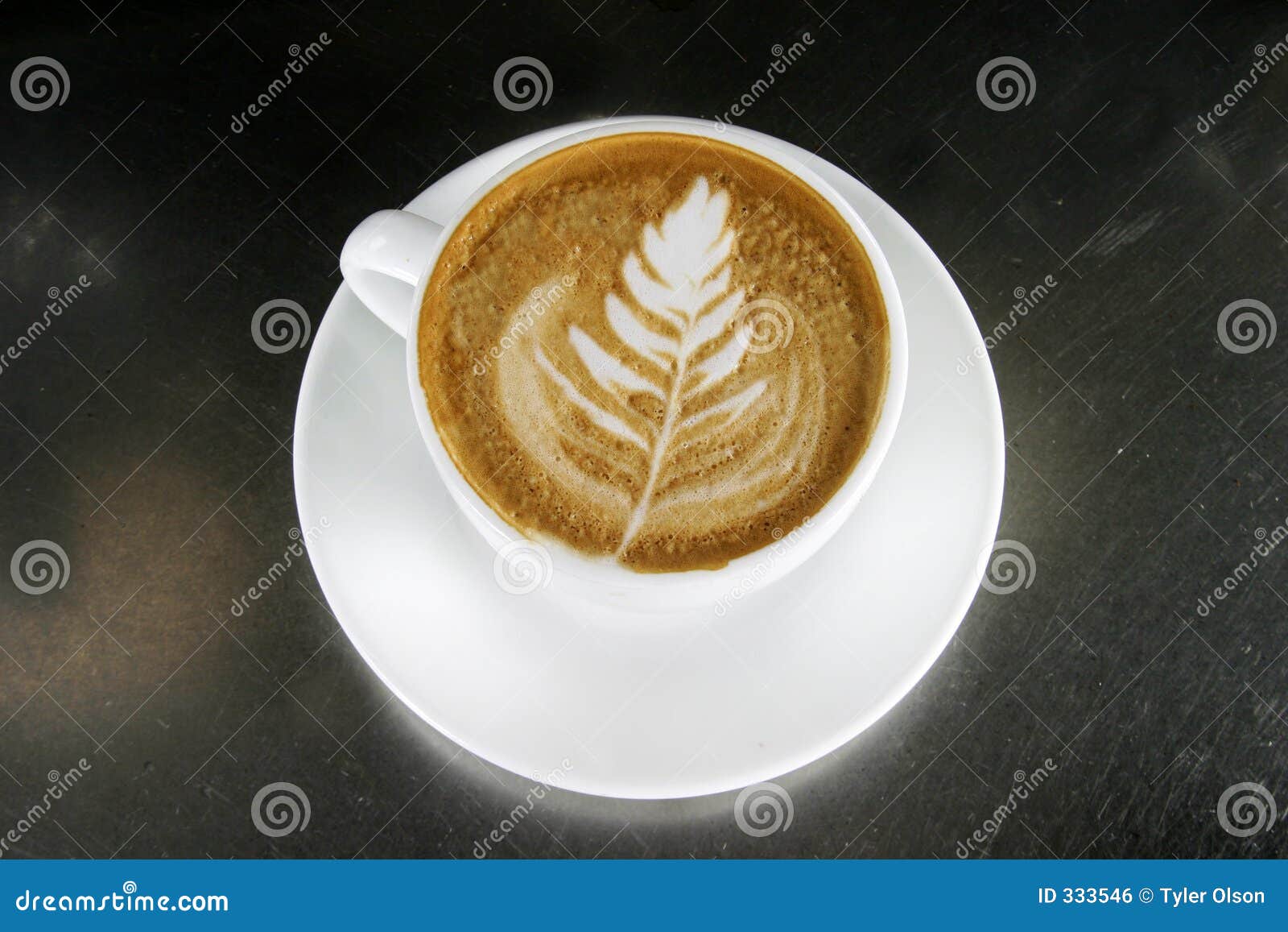 Cappuccino Latte Art stock photo. Image of kafe, latt, beans - 333546