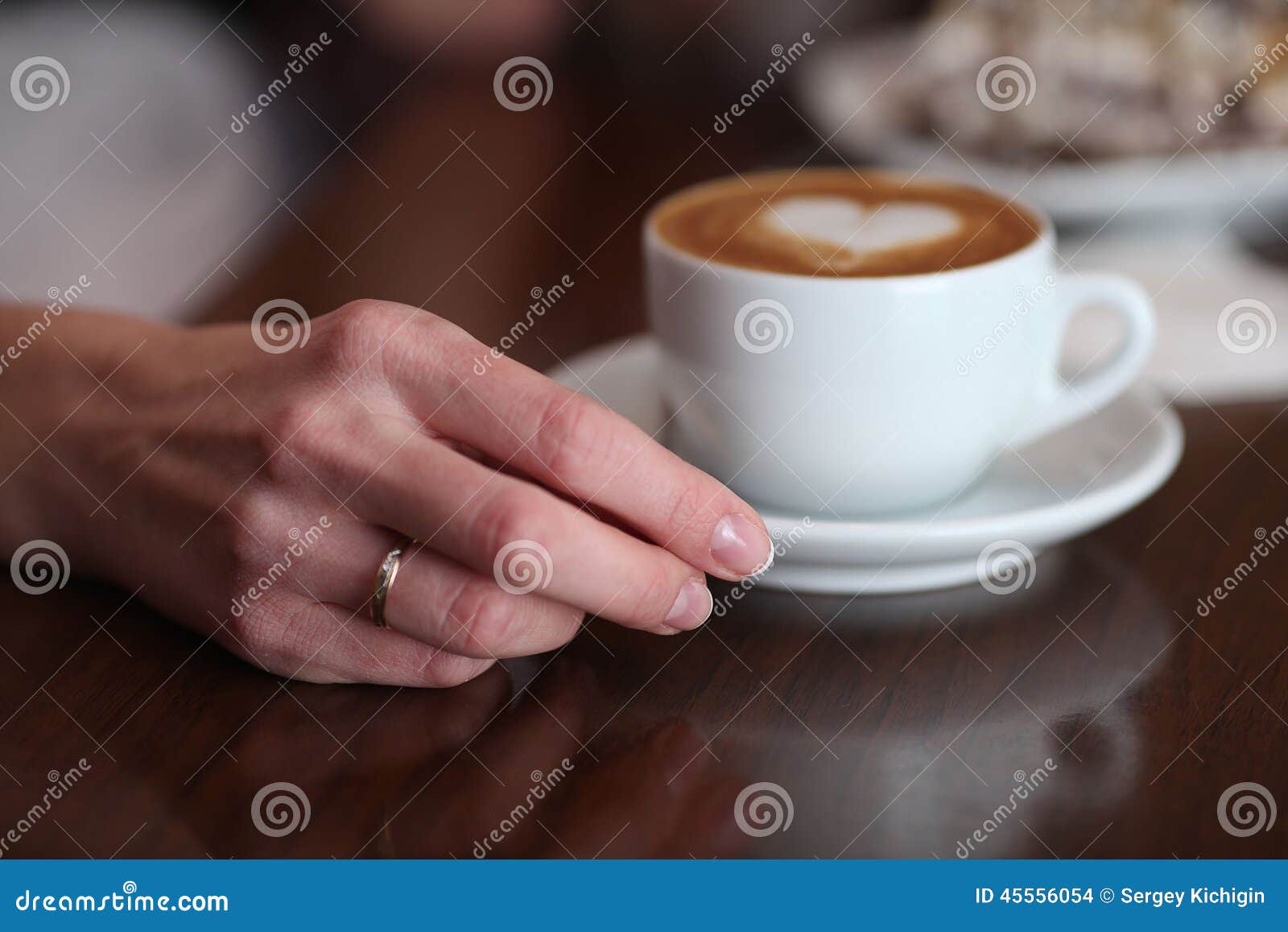 Cappuccino Lovers Cup of Coffee Stock Photo - Image of creative, date ...