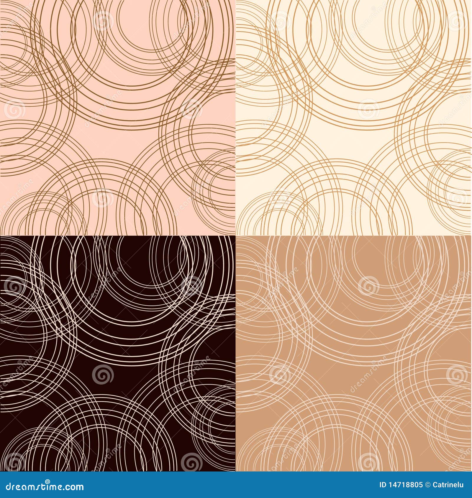Cappuccino, Vanilla and Chocolate Backgrounds Stock Vector ...