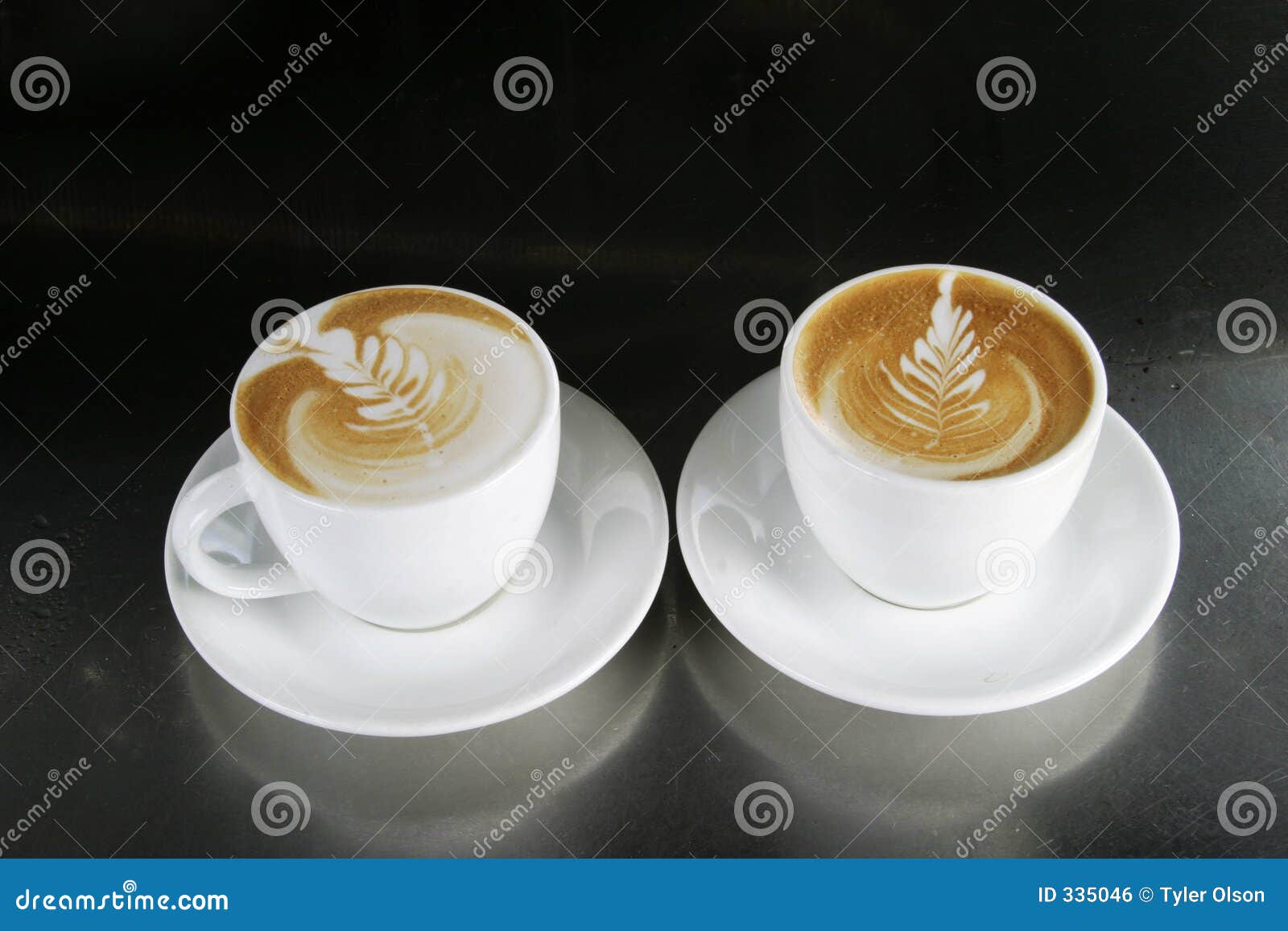 Cappucinno with Latte Art stock photo. Image of pair, design - 335046
