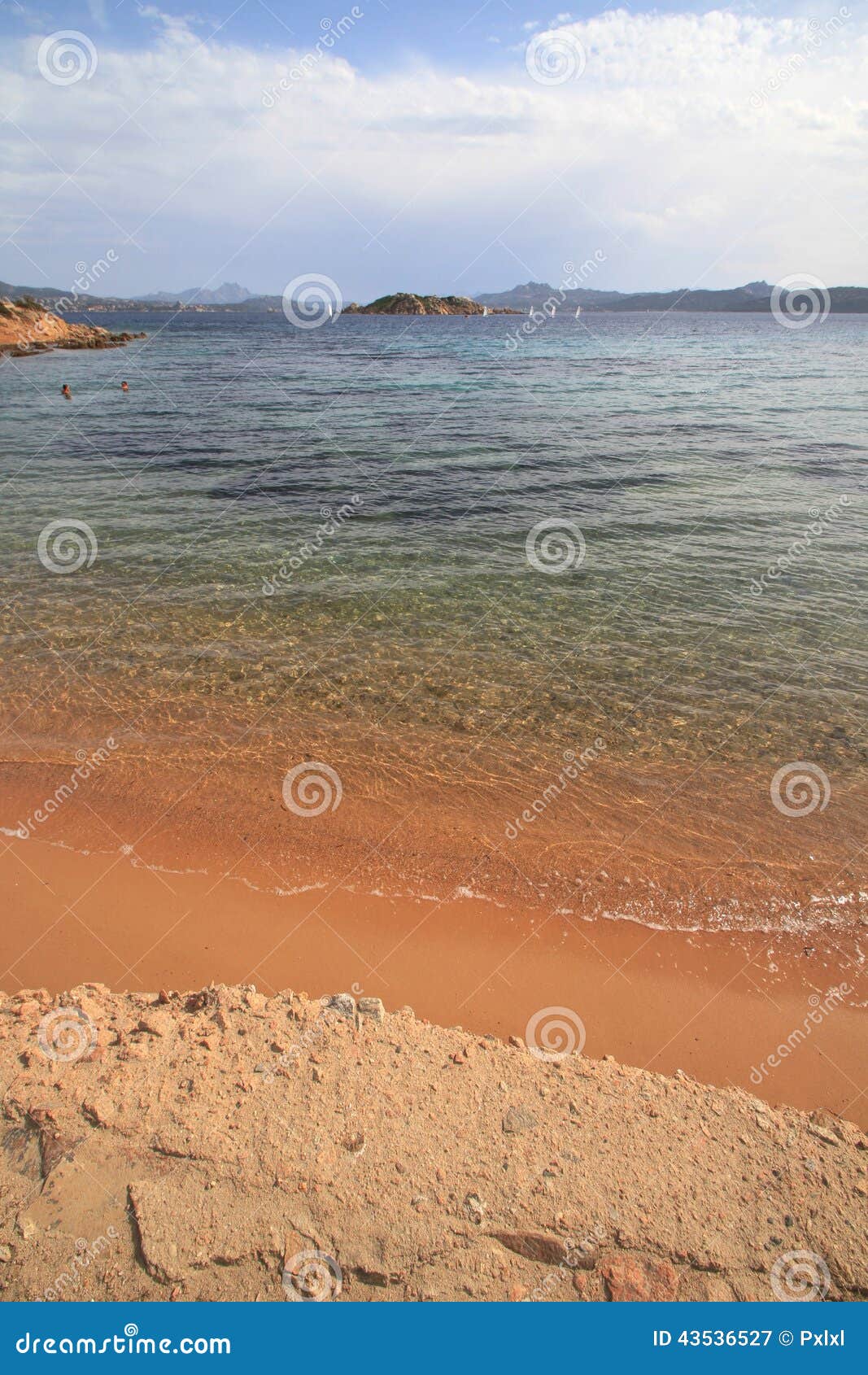 Caprera Wyspa, Sardinia, Włochy Obraz Stock - Obraz złożonej z ...