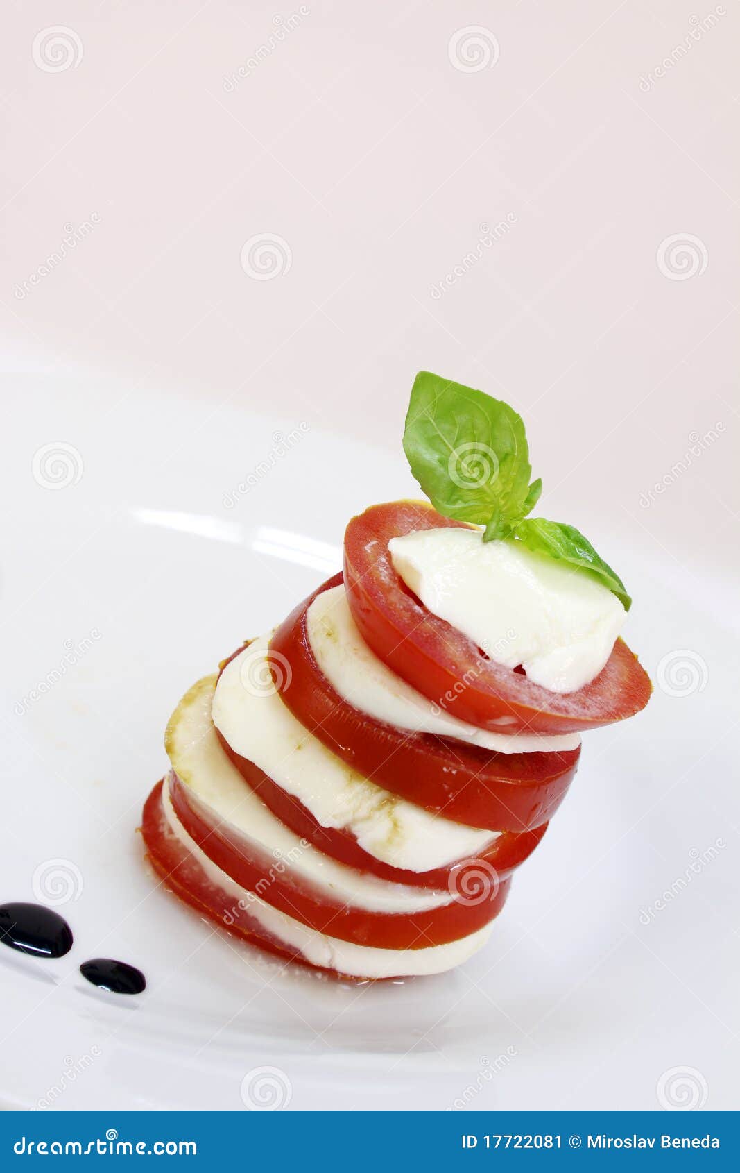 Caprese stock image. Image of gourmet, basil, kitchen - 17722081
