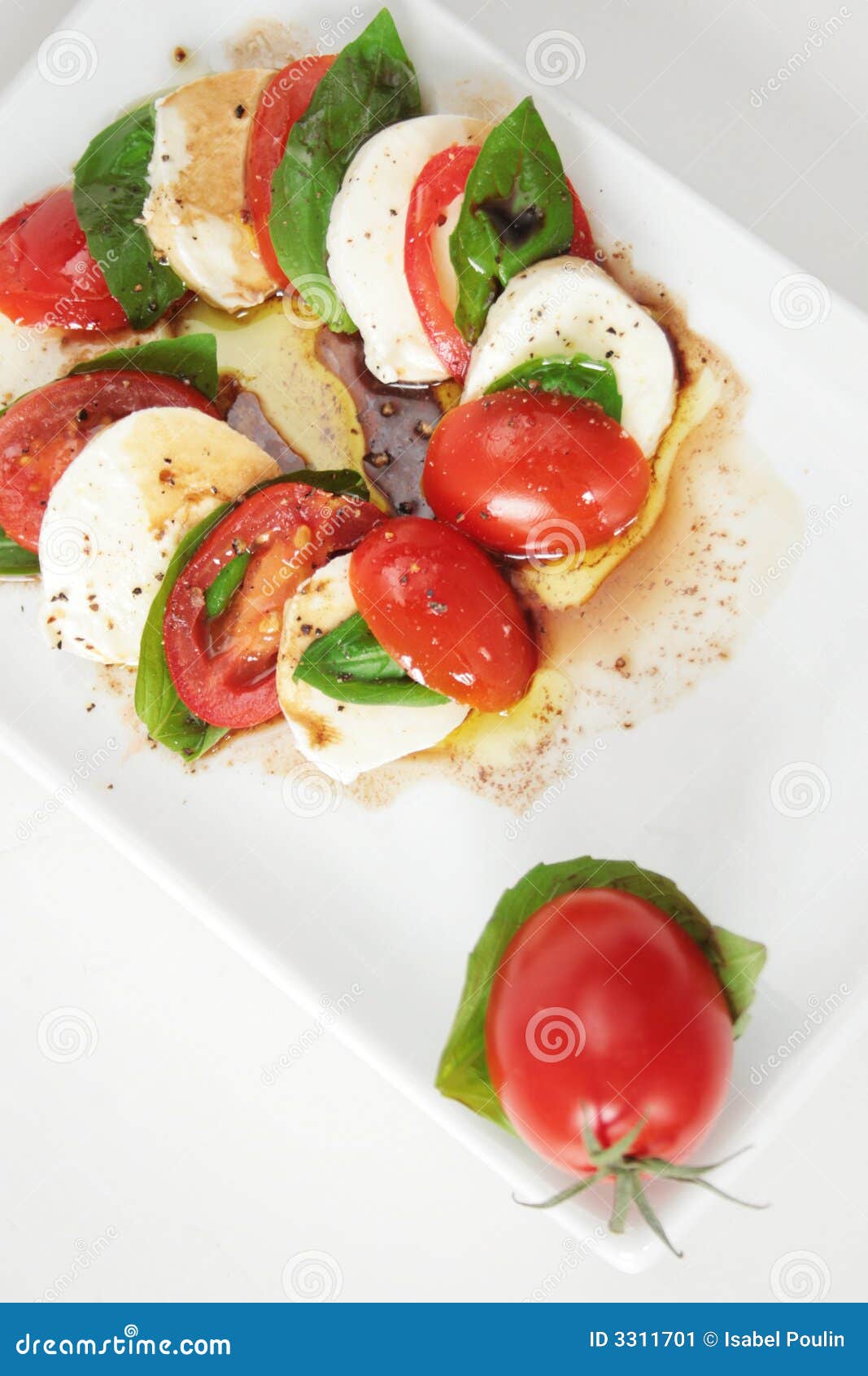 Caprese appetizer stock image. Image of ingredient, lunch - 3311701