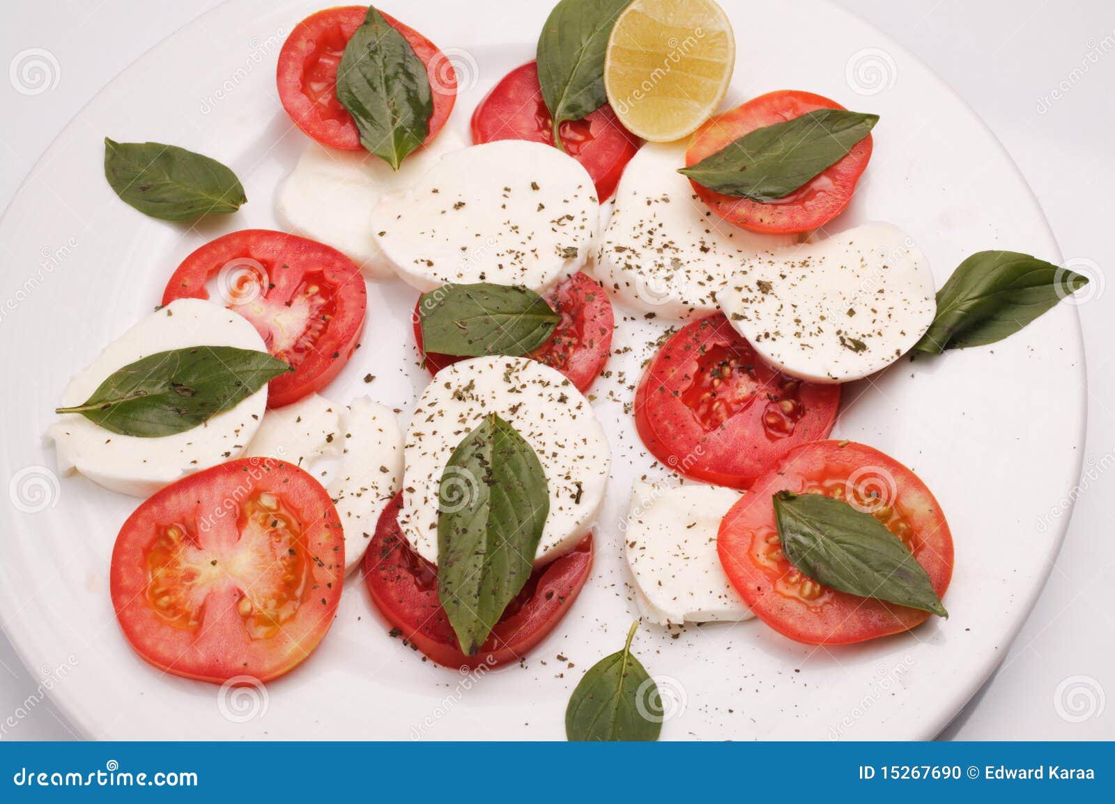 Caprese Salad stock photo. Image of mediterranean, italian - 15267690