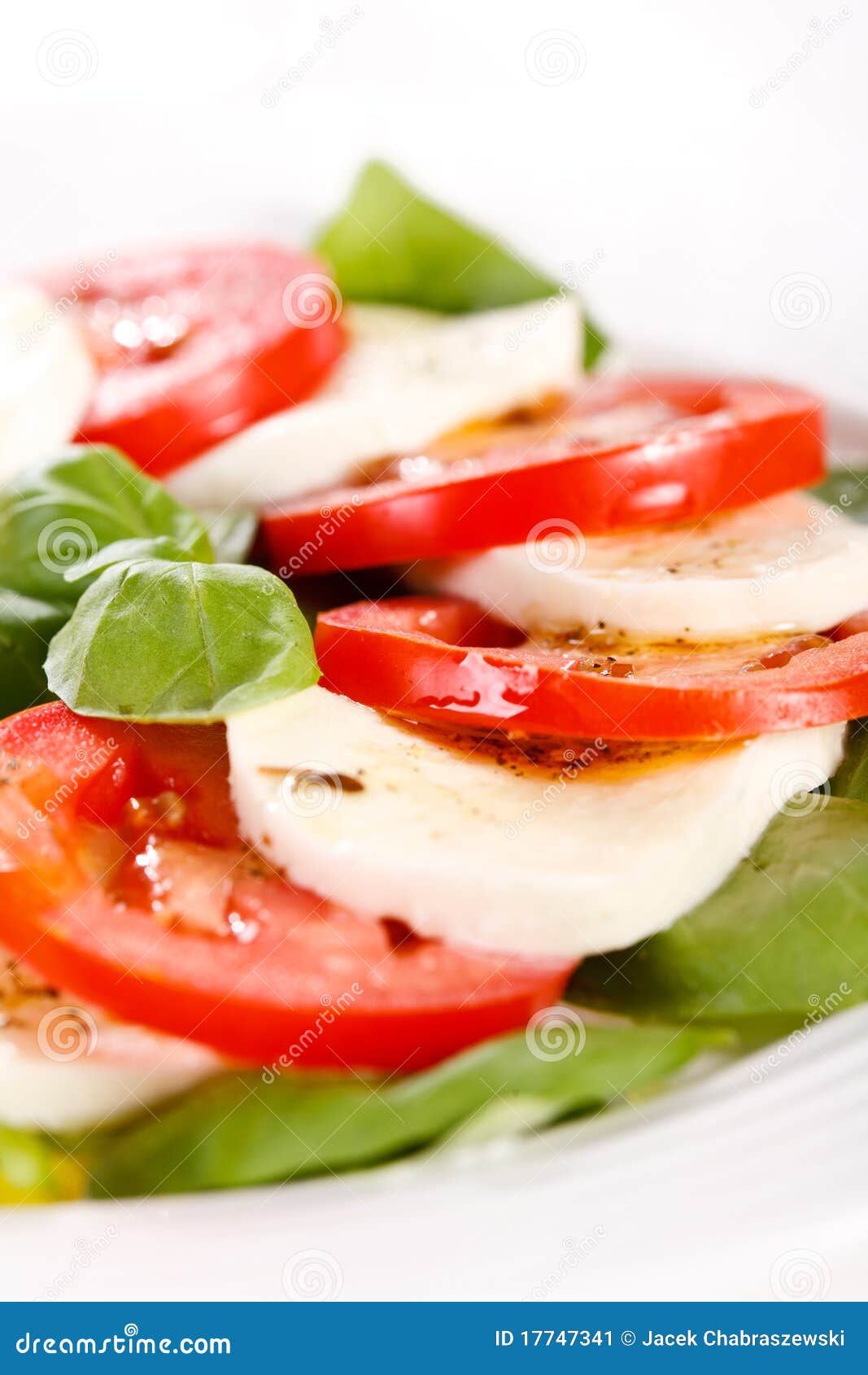 Caprese salad stock image. Image of appetizing, dish - 17747341