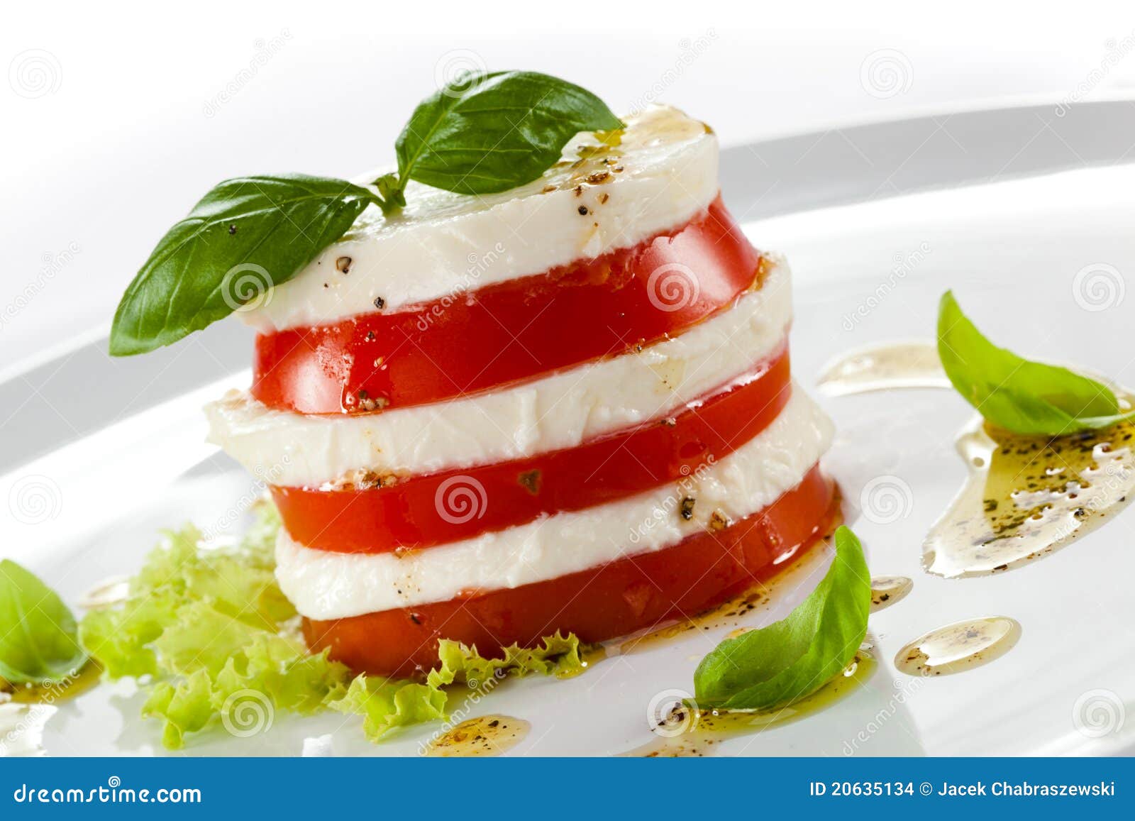 Caprese salad stock photo. Image of appetizer, gourmet - 20635134