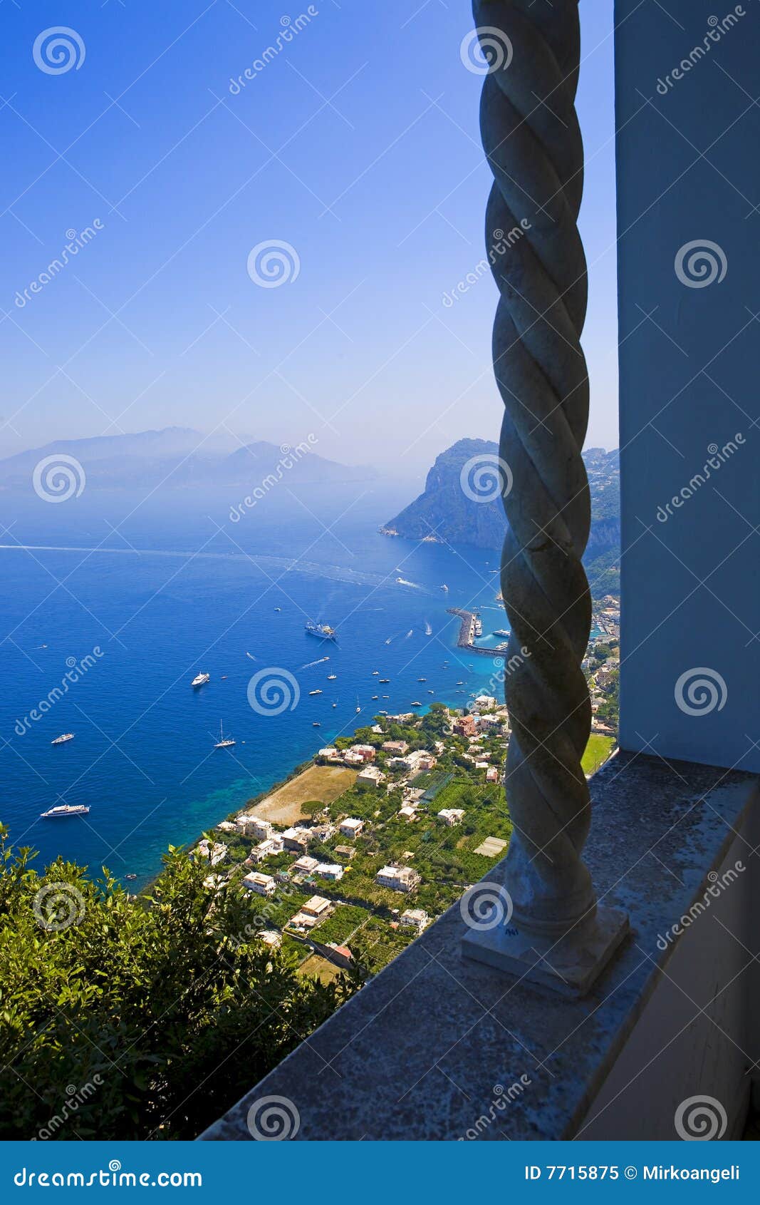 Capri stock image. Image of procida, terrain, tree, ischia - 7715875