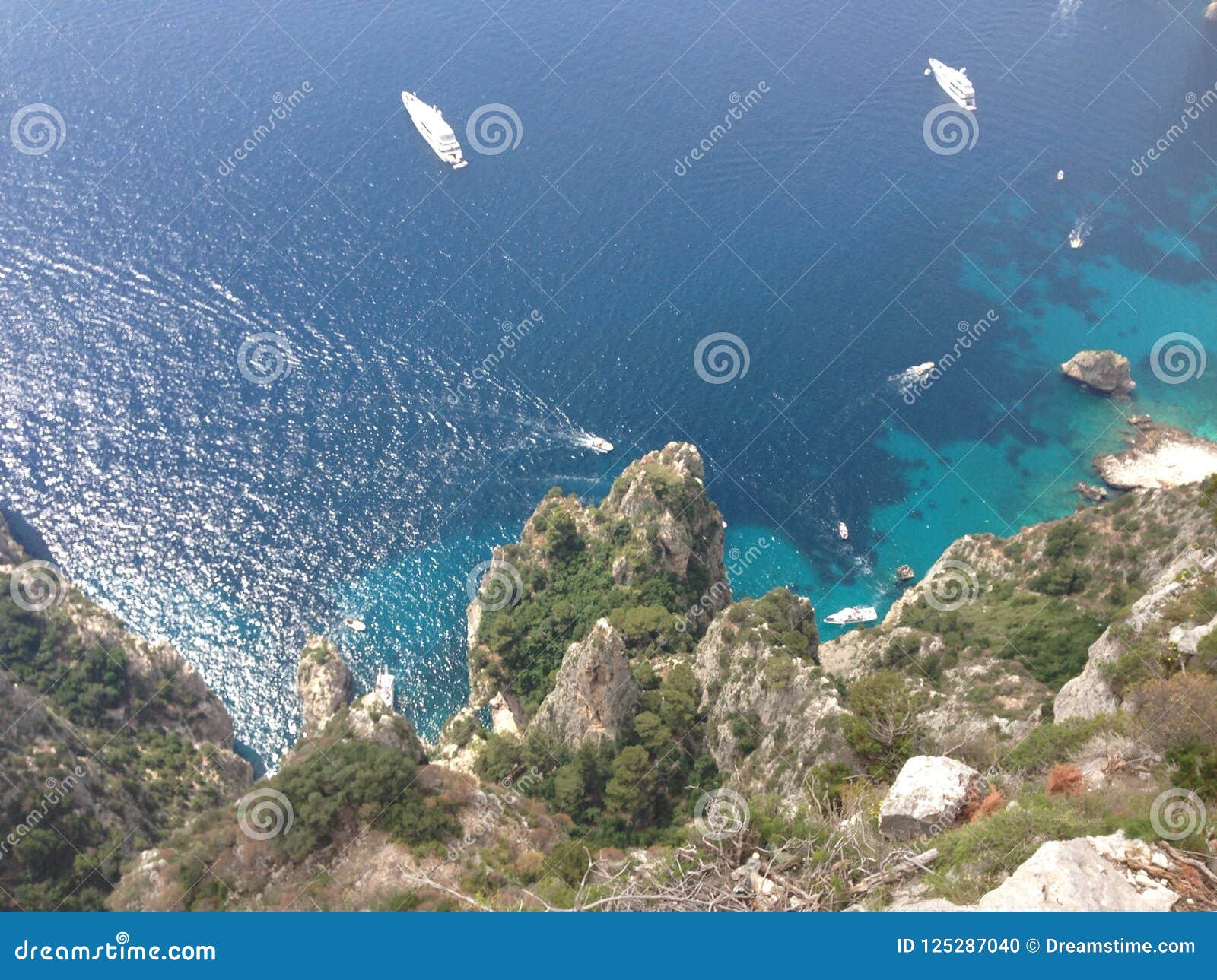 Capri birds view stock photo. Image of capri, view, birds - 125287040