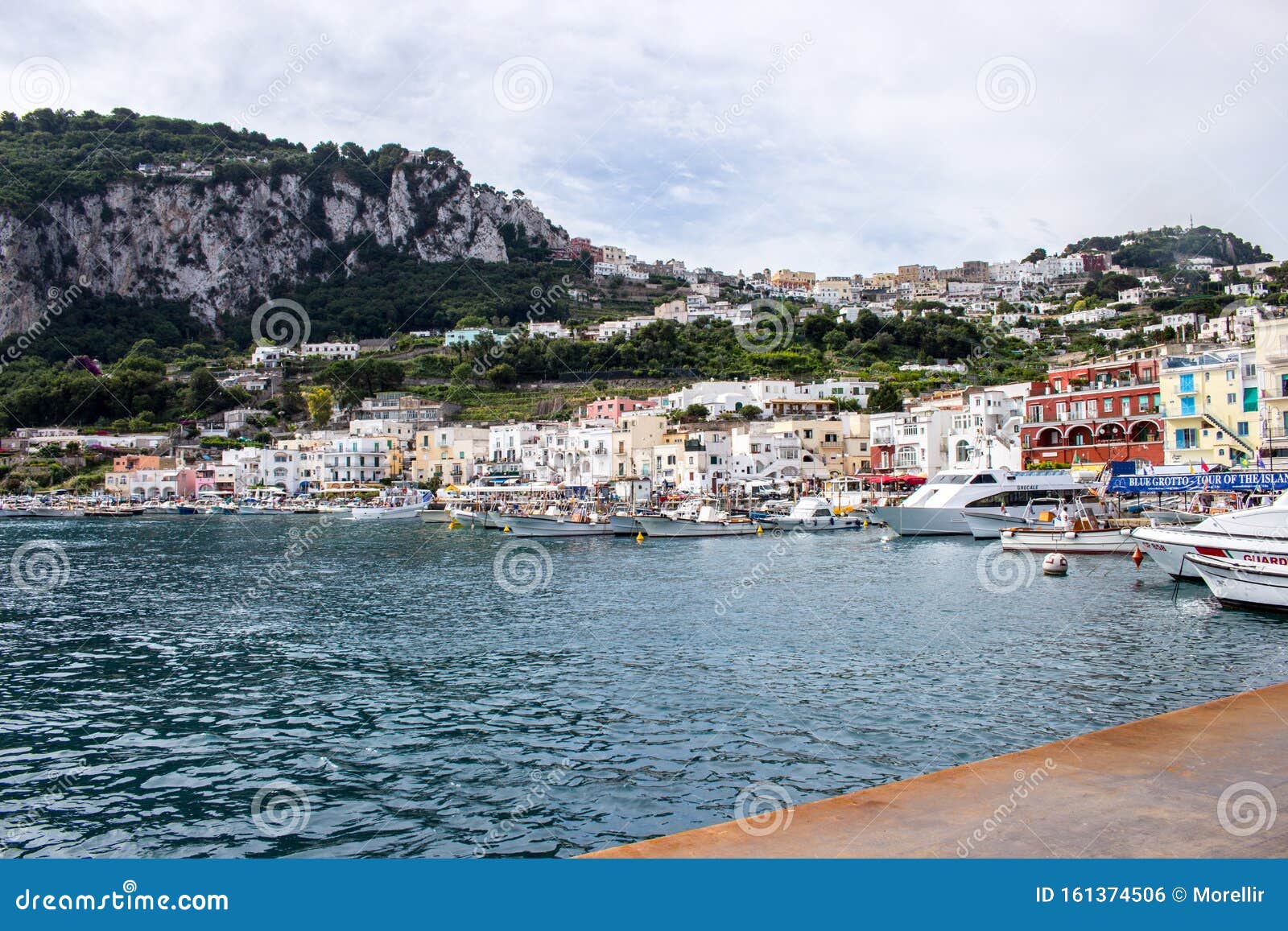 Capri Harbor, Tourist Destination Editorial Photo - Image of travel ...