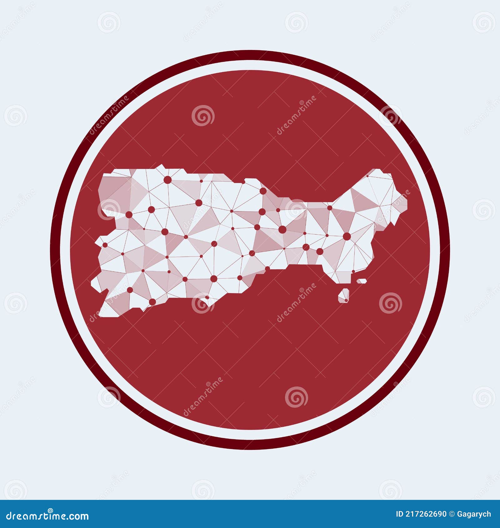 Capri Logo. Grunge Sunburst Poster With Map Of. Vector Illustration ...