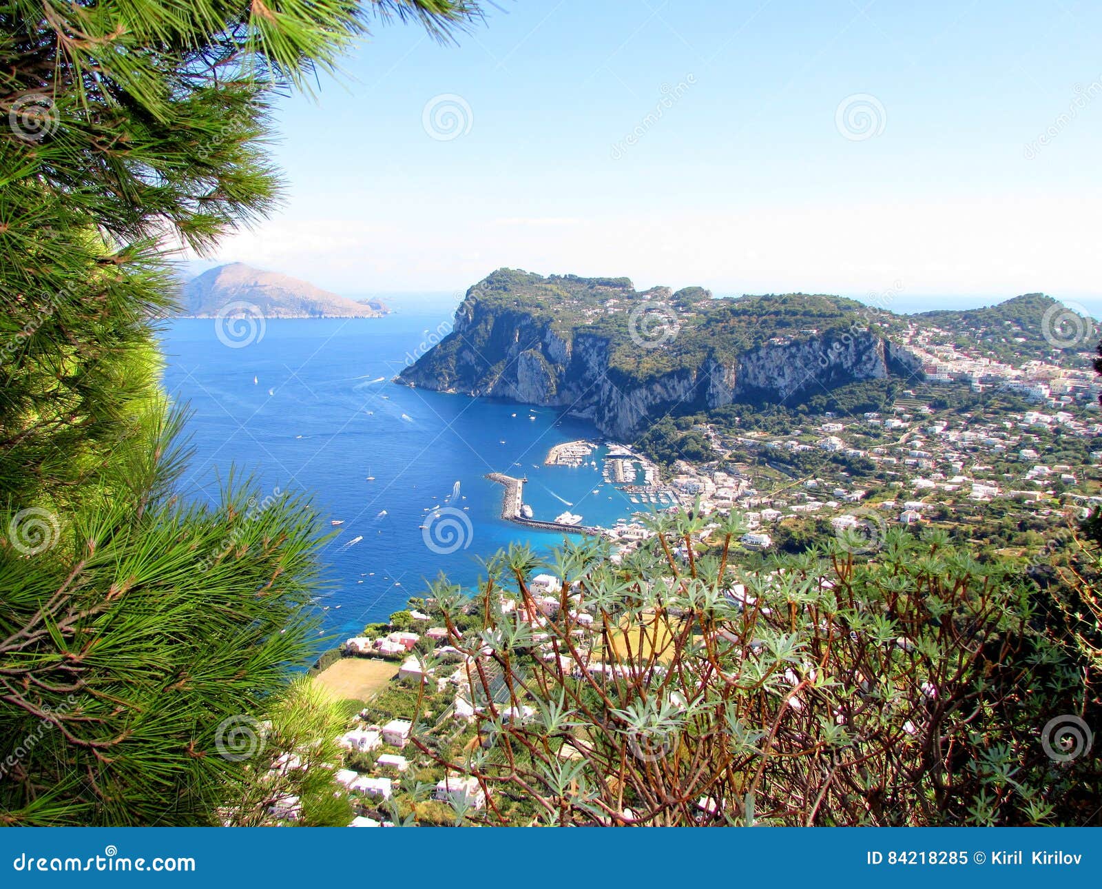 Capri Island editorial image. Image of water, rocks, ocean - 84218285