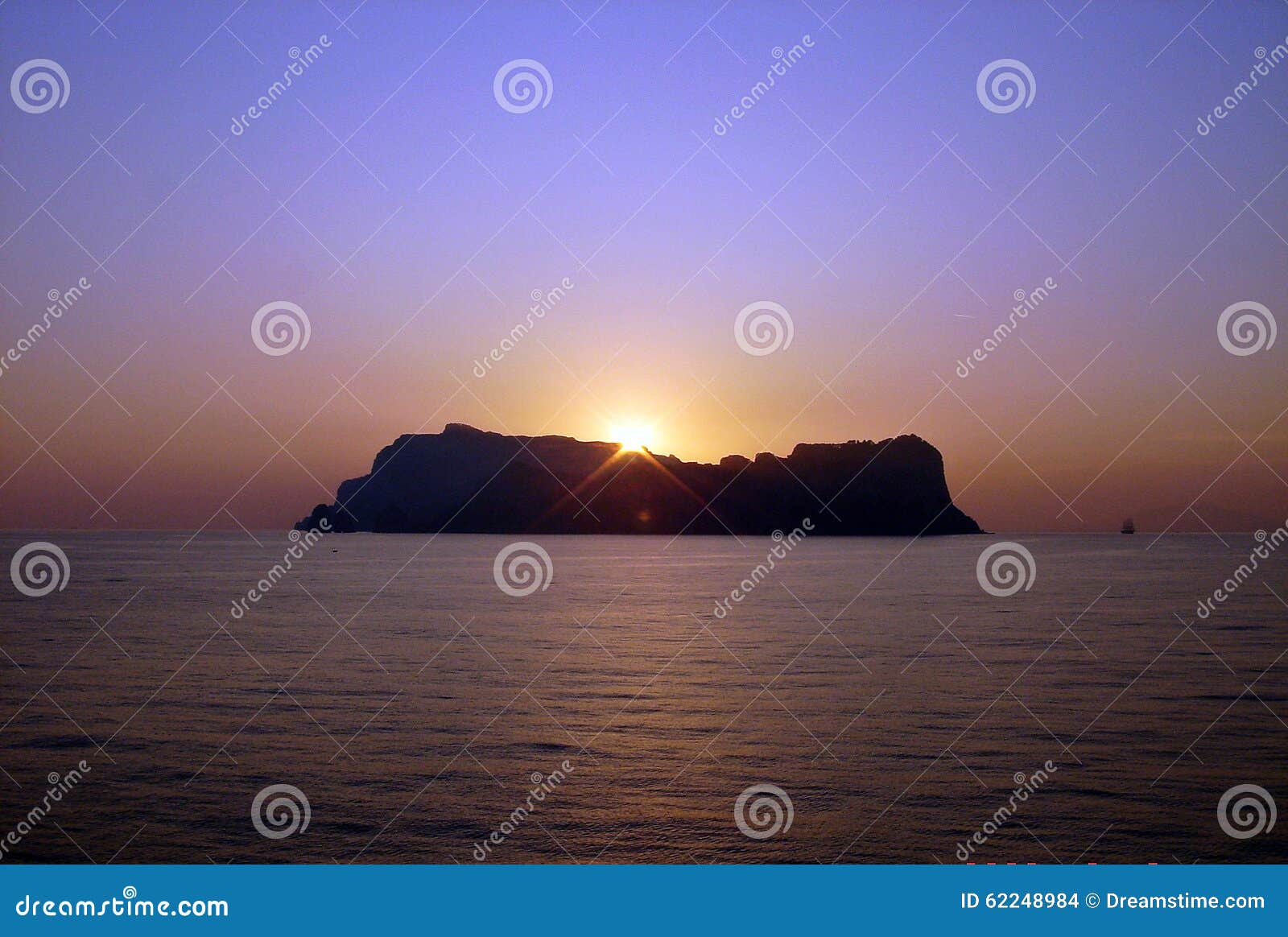 Capri stock photo. Image of crystal, sunset, island, capri - 62248984