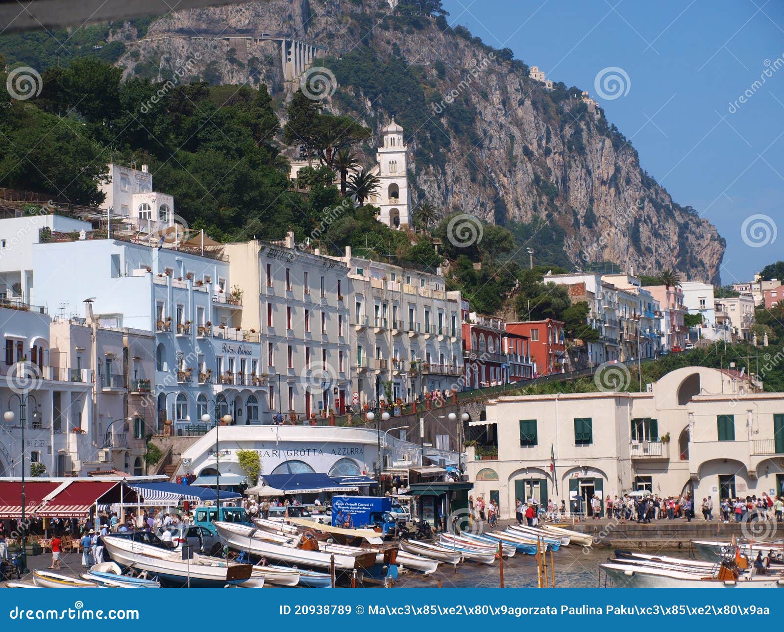 Capri, Isola Di Capri, Italia Immagine Stock Editoriale - Immagine di ...