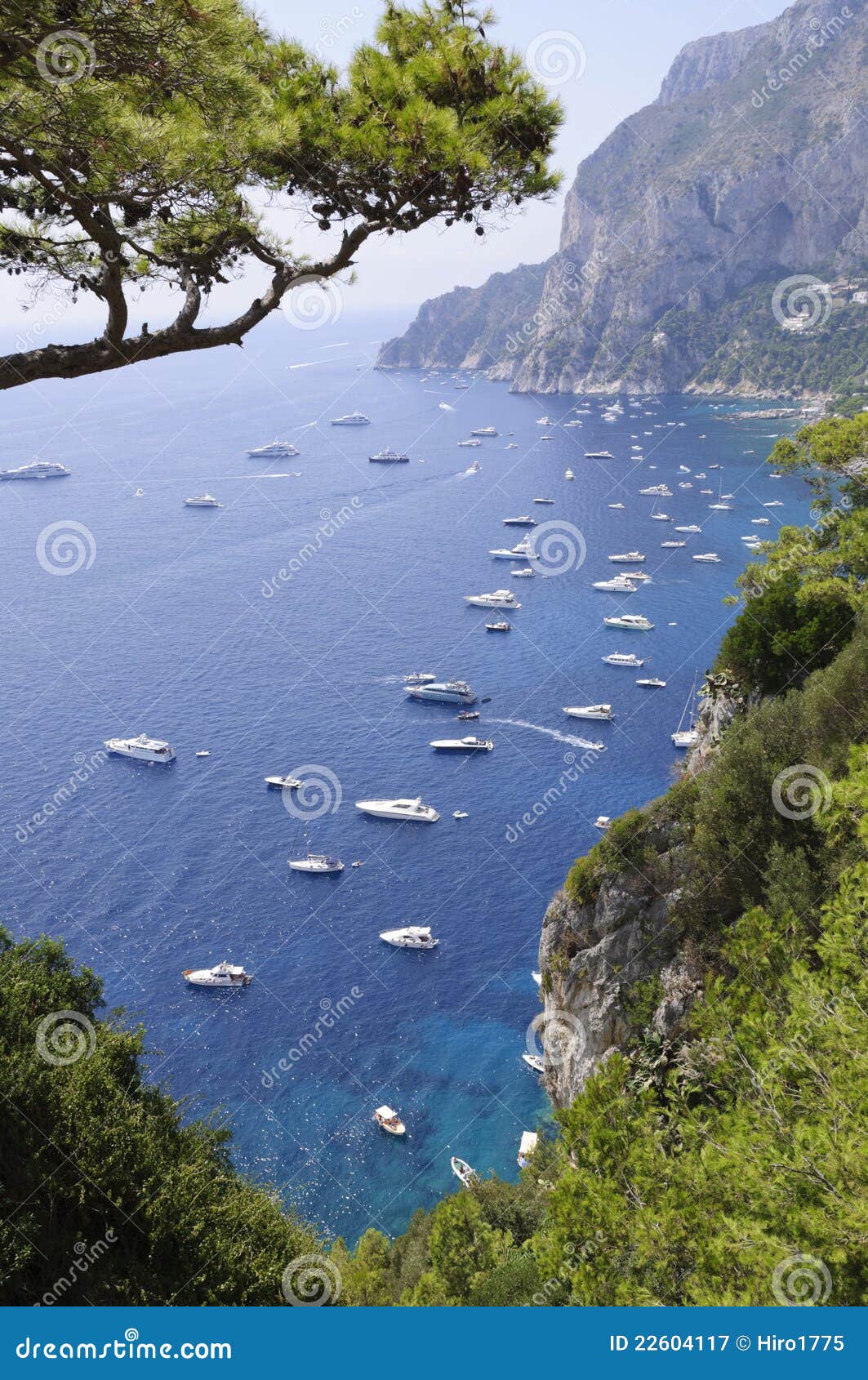 Capri, Italy stock image. Image of city, tyrrhenian, blue - 22604117