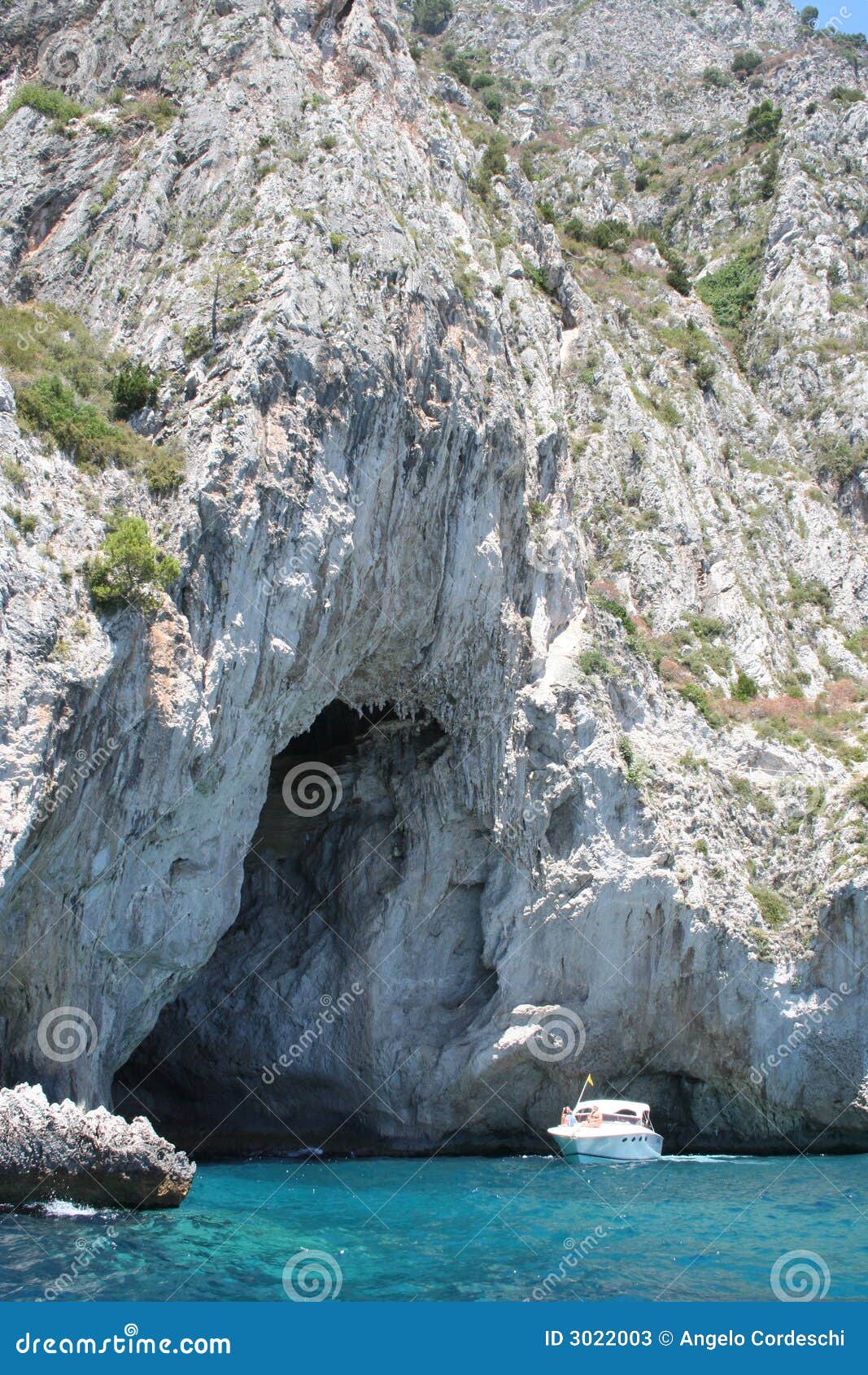 Capri Italy Cave stock image. Image of stone, landscape - 3022003
