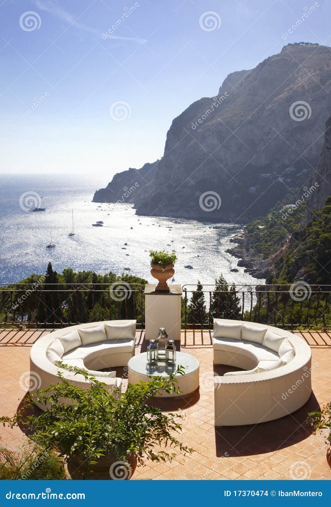 Capri landscape stock photo. Image of architecture, capri - 17370474