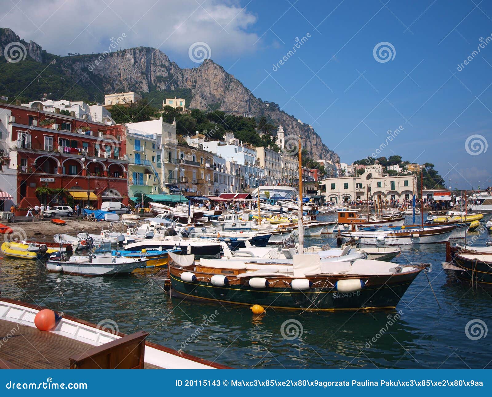 Capri Sull'isola Di Capri, Italia Fotografia Stock Editoriale ...