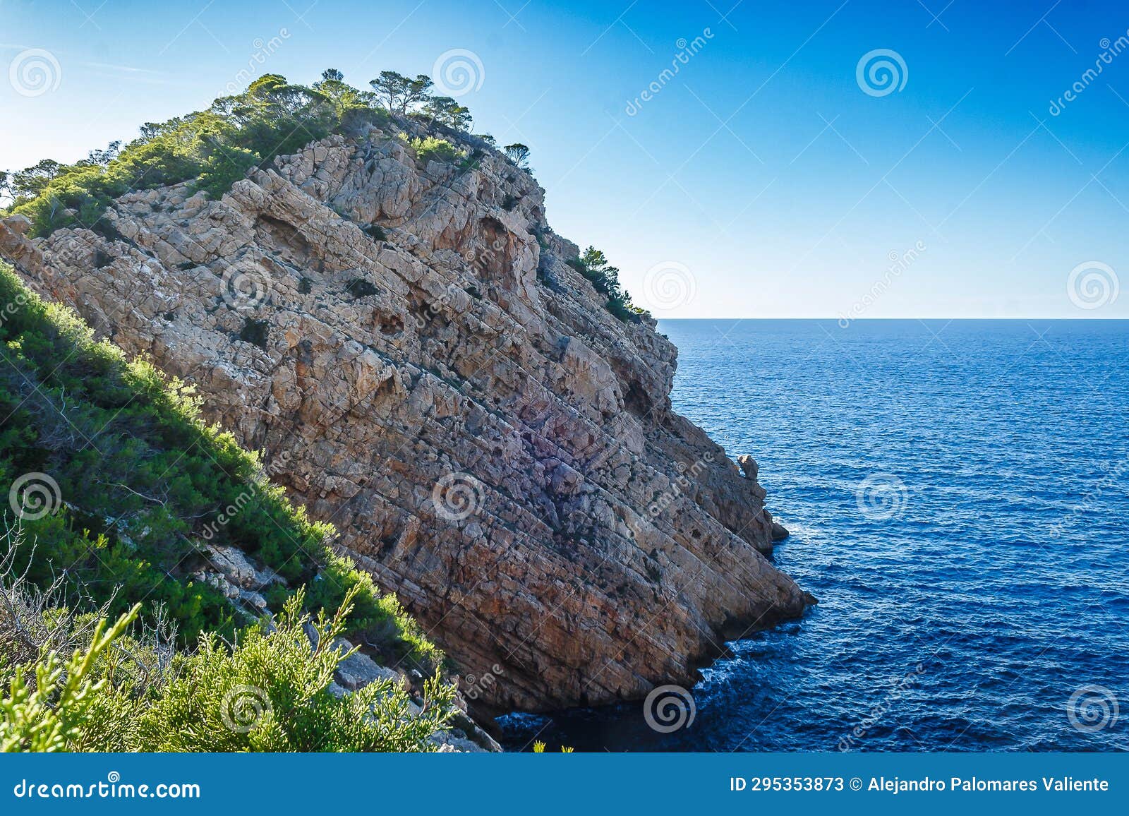 Caprichos diagonales stock image. Image of cove, coast - 295353873