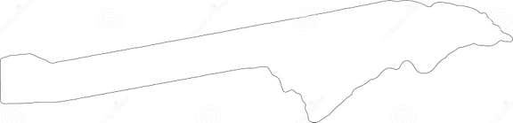 Caprivi Namibia Outline Map Stock Illustration - Illustration of ...