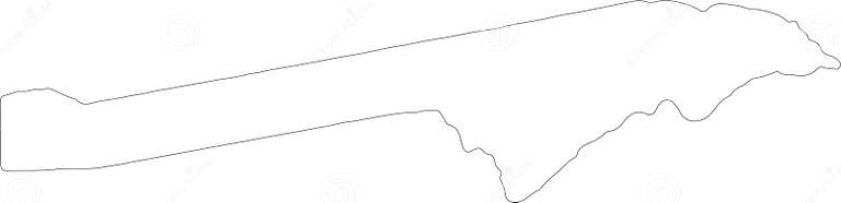 Caprivi Namibia Outline Map Stock Illustration - Illustration of ...