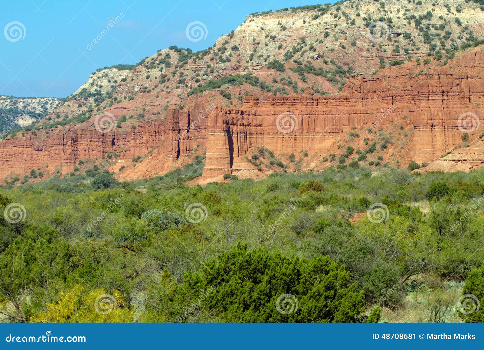 Caprock Canyons State Park in Texas Stock Image - Image of vista, north ...