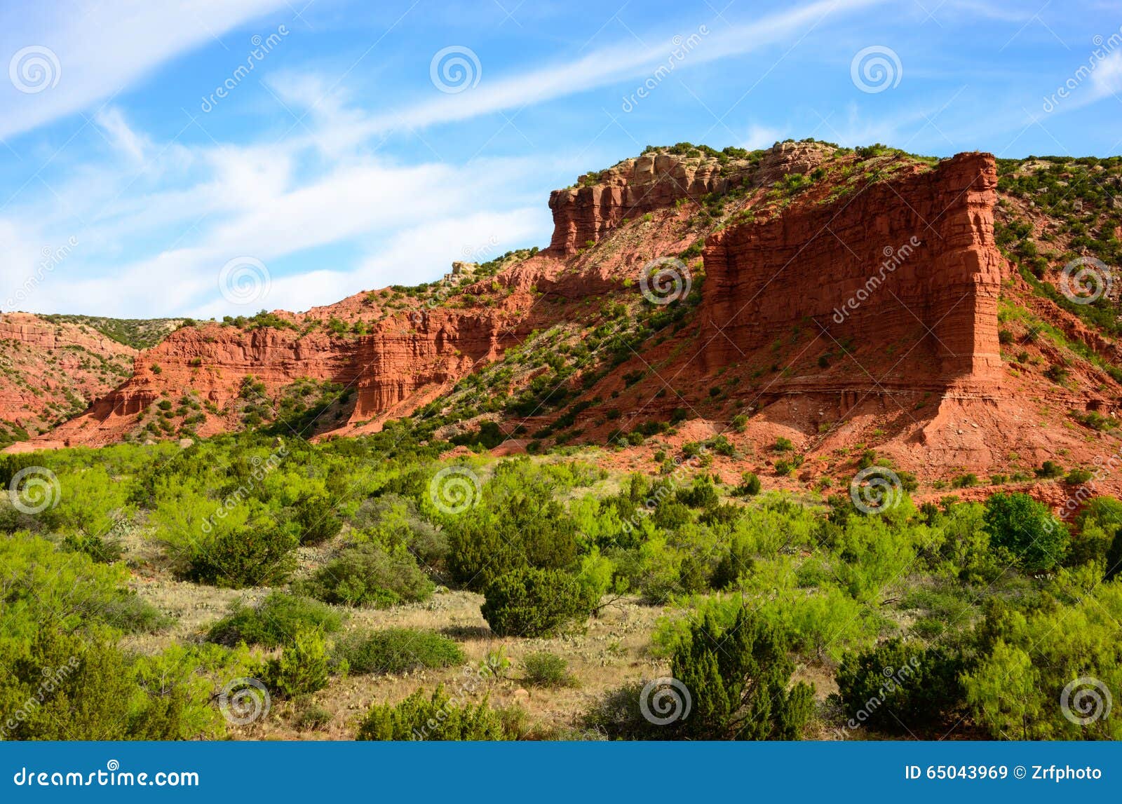 Caprock Erosion Patterns In The Badlands Royalty-Free Stock Photo ...