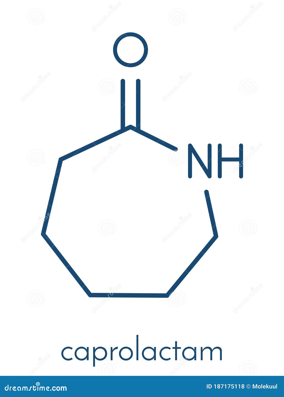 Nylon Nylon-6,6 Plastic Polymer, Chemical Structure. Skeletal Formula ...